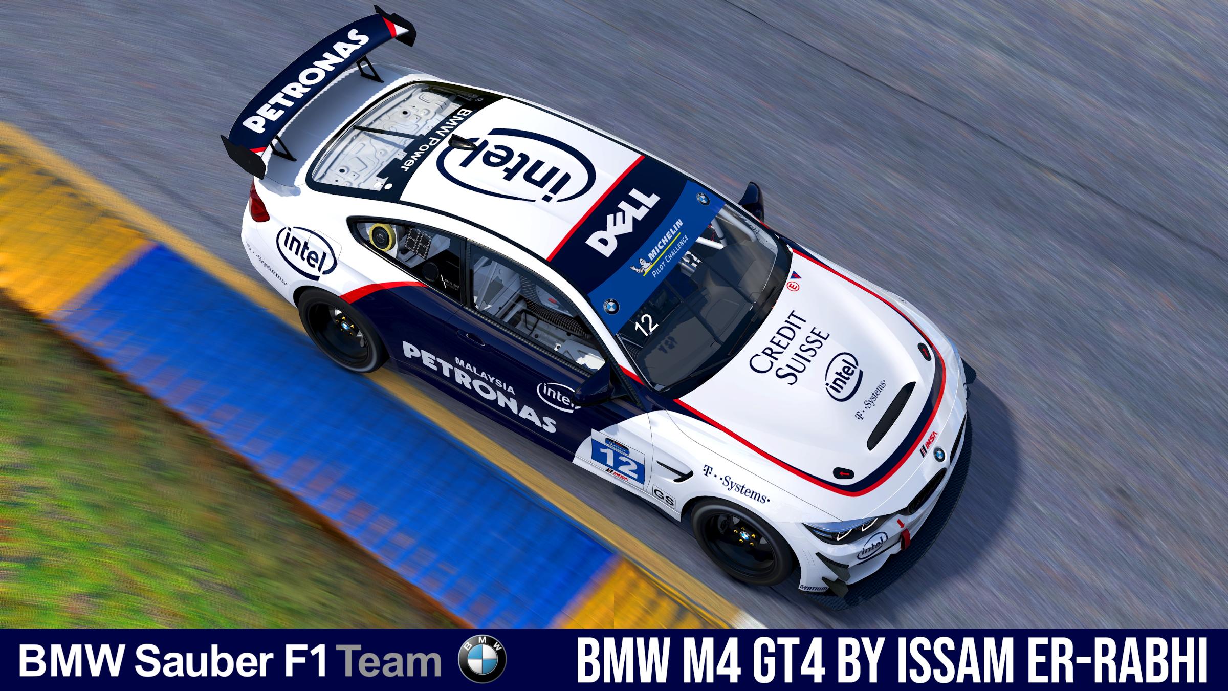 BMW Sauber F1 Team - BMW M4 GT4 by Issam Er-Rabhi - Trading Paints