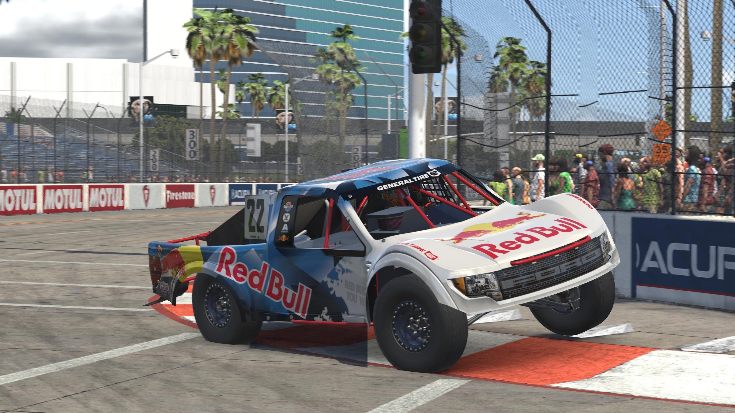 Red Bull Pro 4 Off Road Truck by Micheal P Blackner - Trading Paints