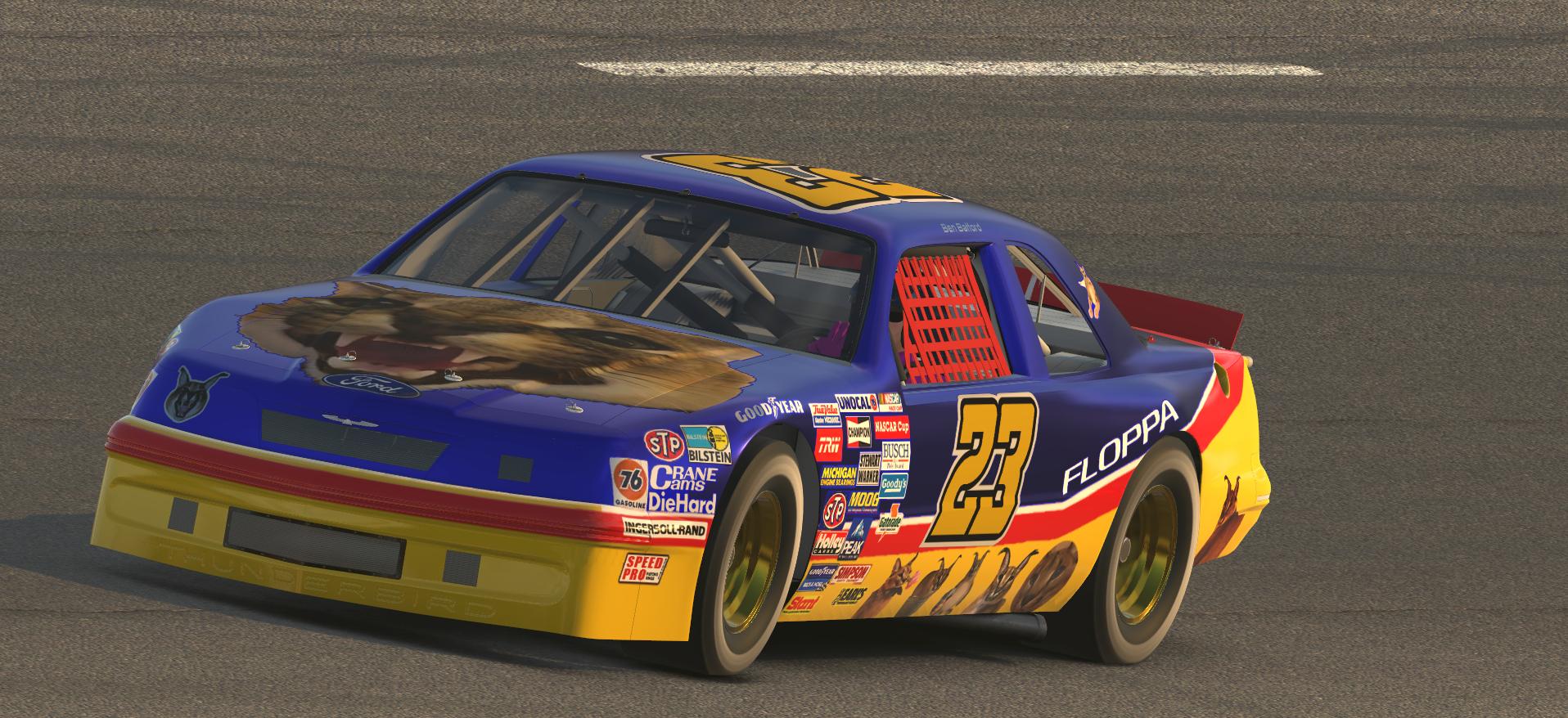 87 Thunderbird Floppa Car by Ben D Bafford - Trading Paints