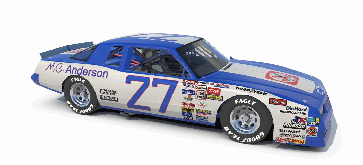 Benny Parson MC Anderson #27 by Christopher F. - Trading Paints