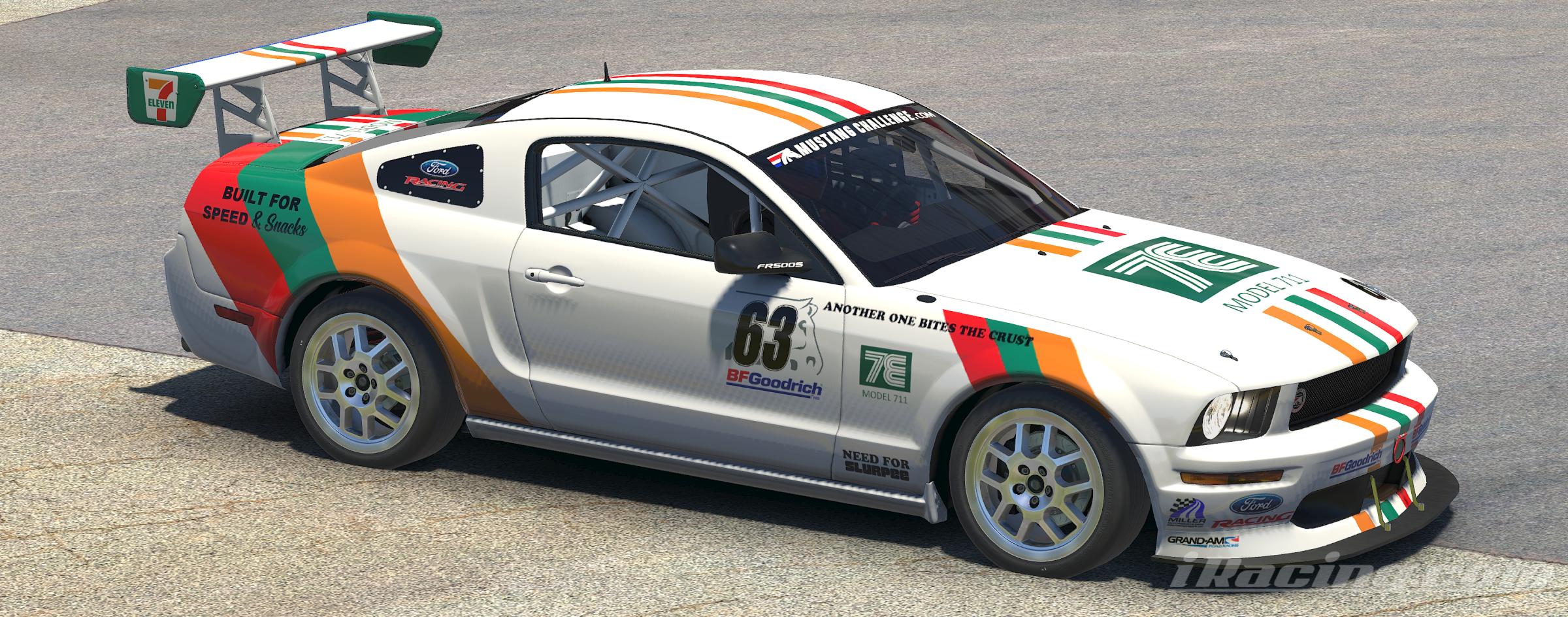 7-Eleven Mustang Model 711 by John Rubino - Trading Paints