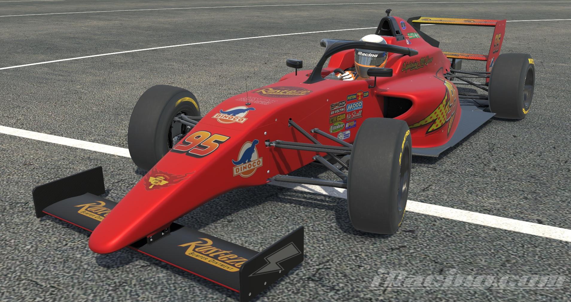 iRacing Formula IR 04 Lightning Mcqueen by Chris Bull - Trading Paints