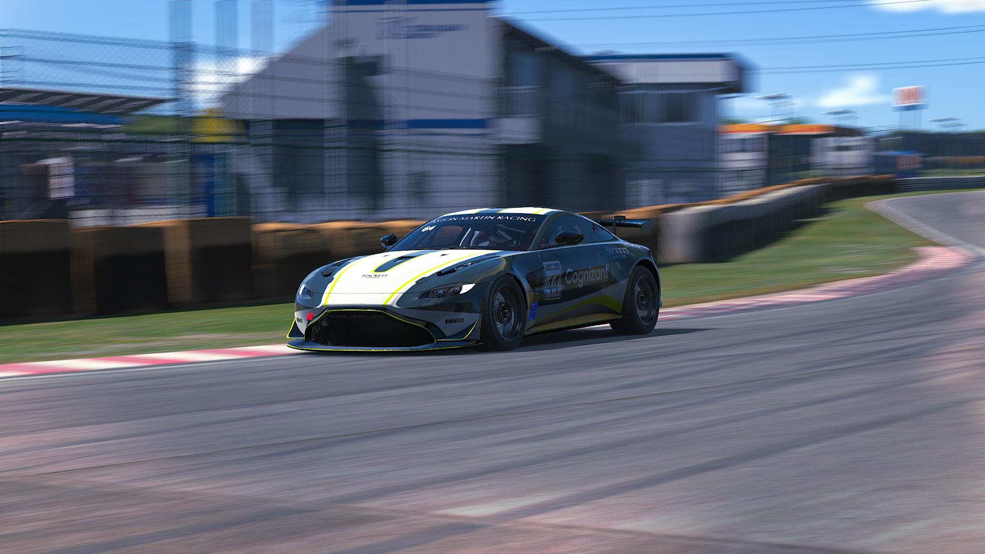 Aston Martin Vantage GT4 Redesign - Sim Stamped Number by Thomas Chap Vinette - Trading Paints
