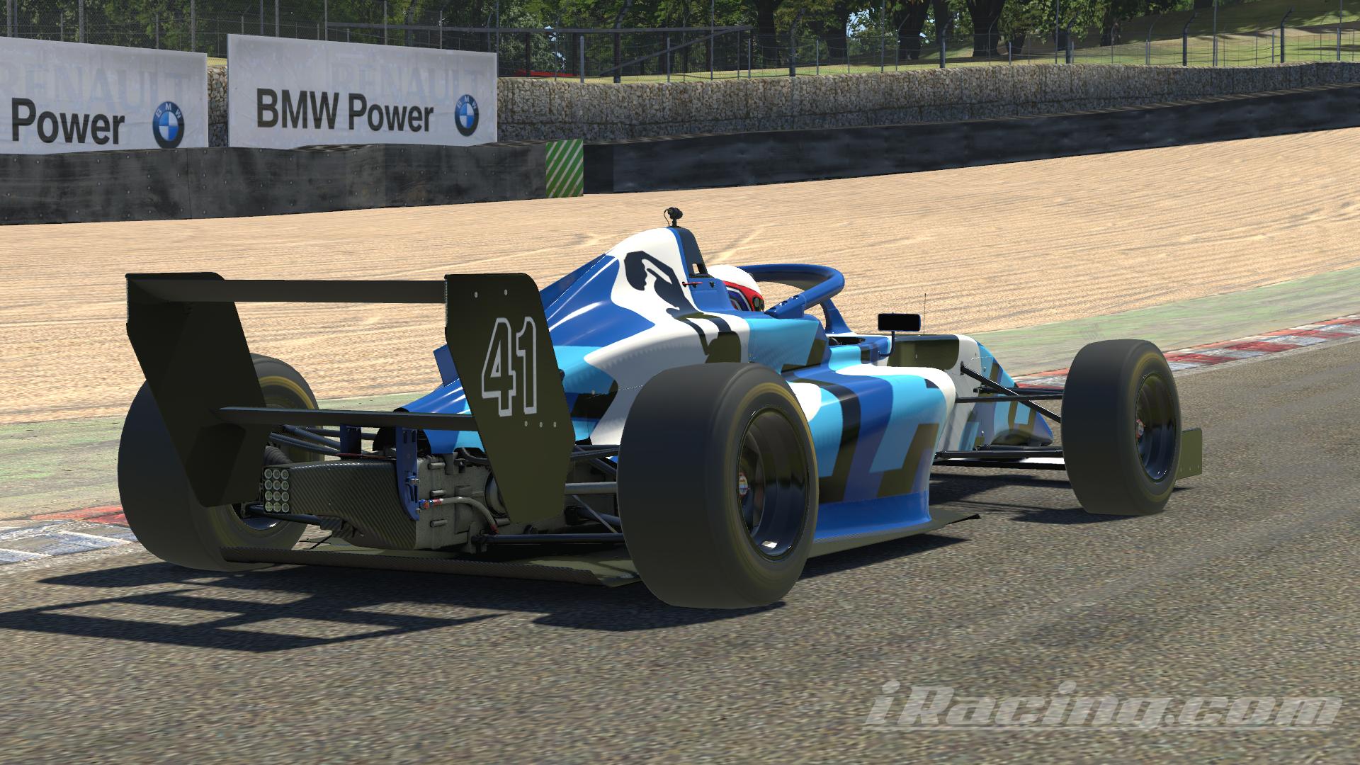 Formula iR-04 Ligier JS39 Art Car F1 - Martin Brundle by Jamie McGuiness - Trading Paints