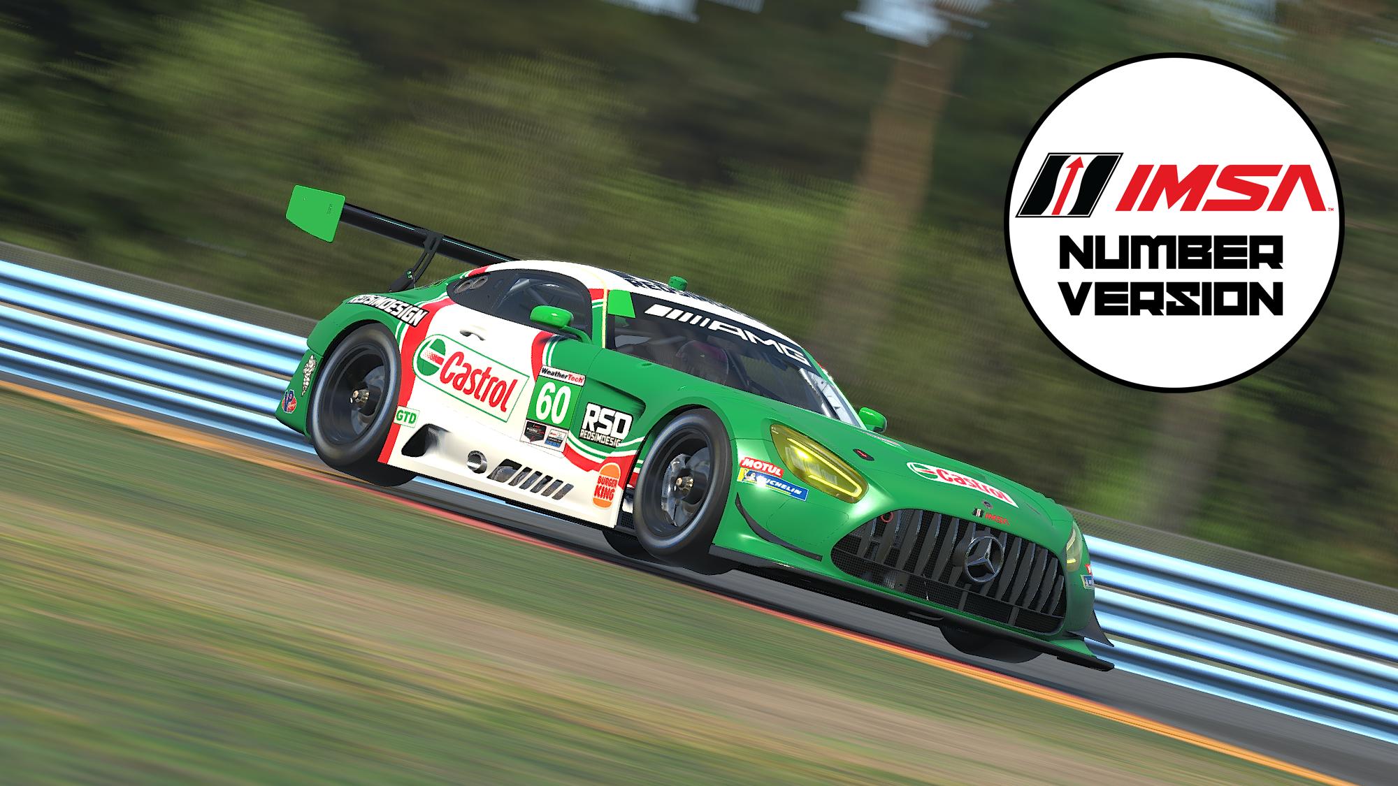 Castrol AMG GT3 w/IMSA decals by Blaine Sparling - Trading Paints