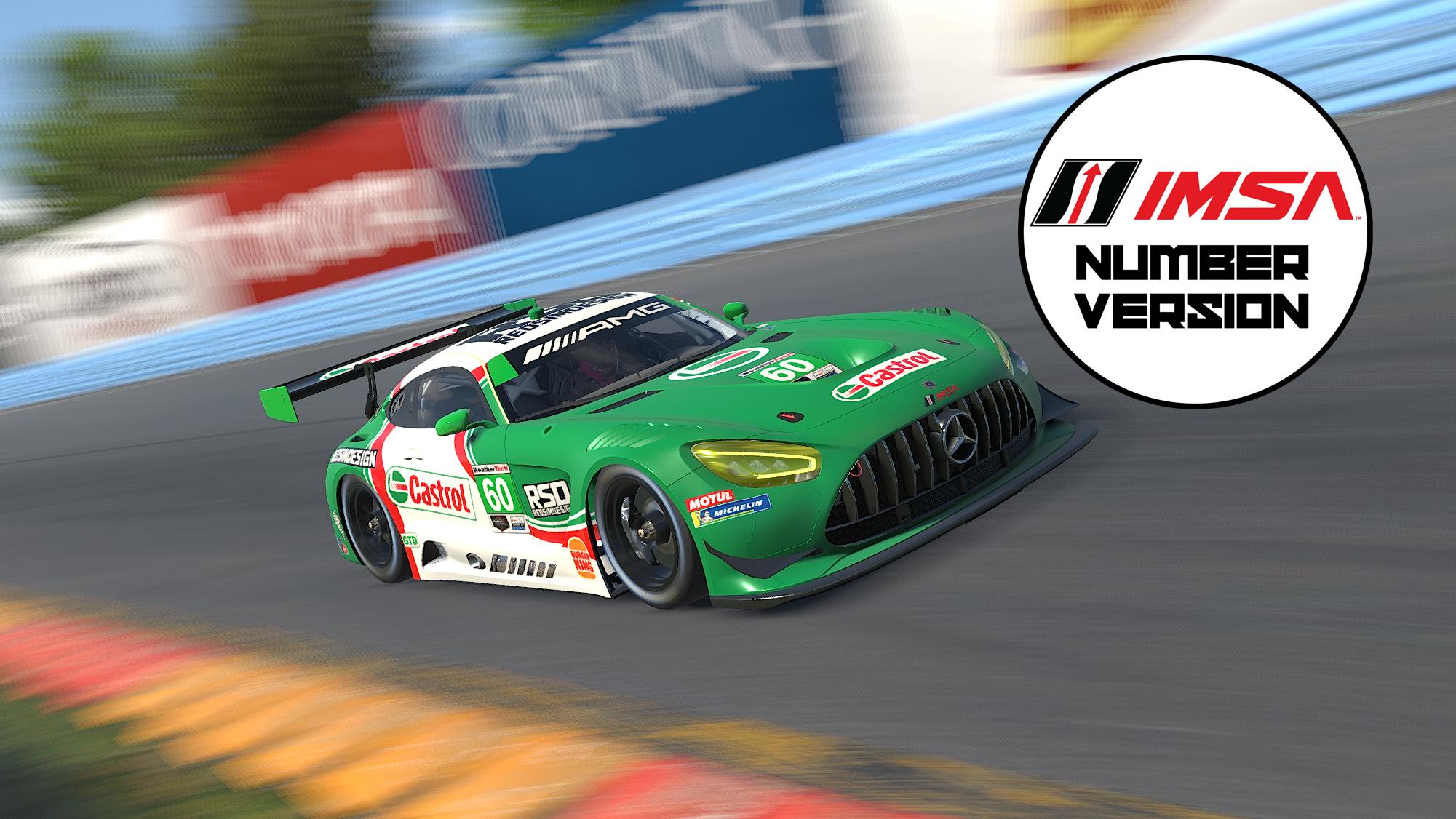 Castrol AMG GT3 w/IMSA decals by Blaine Sparling - Trading Paints