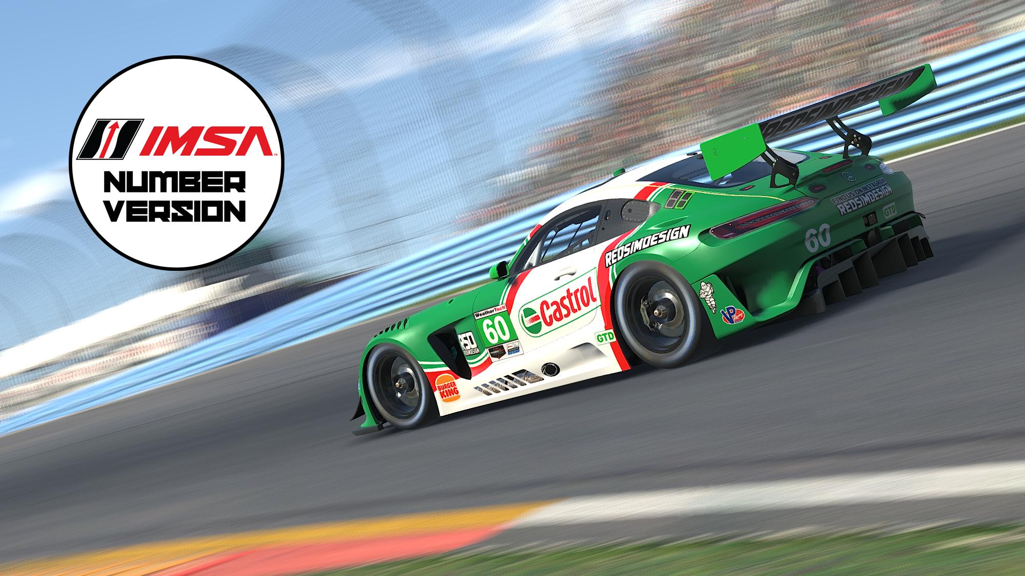 Castrol AMG GT3 w/IMSA decals by Blaine Sparling - Trading Paints