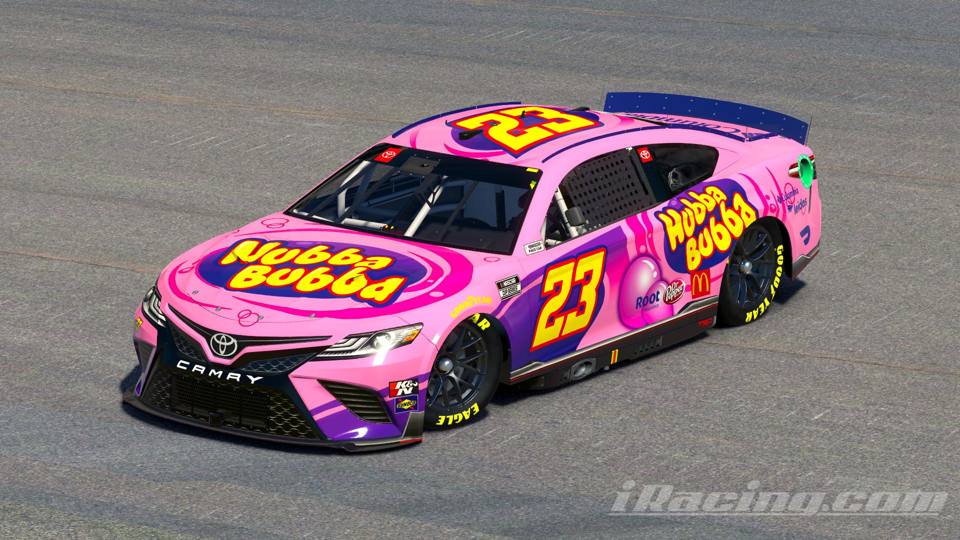 Bubba Wallace #23 Hubba Bubba Camry by Skyler Fox4 - Trading Paints