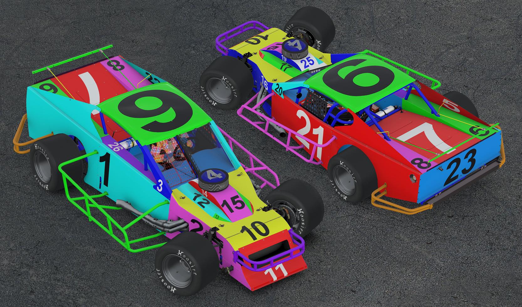 Tour Modified Parts by Clyde Coman - Trading Paints