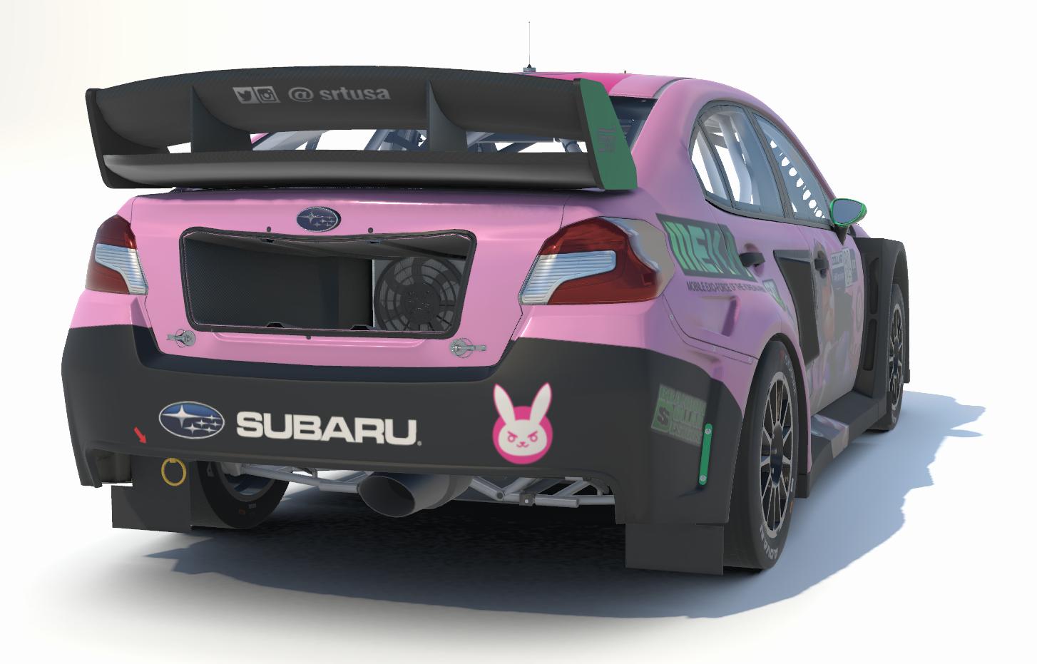 D.va Subaru WRX STI Itasha by Brandon Dollar - Trading Paints