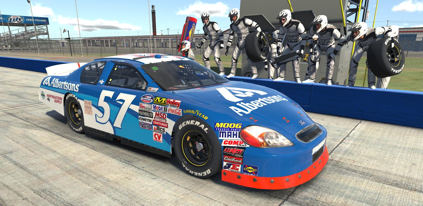 Jason Keller, 2002 #57 Albertsons Ford (Custom # Only) by Steven Waller ...