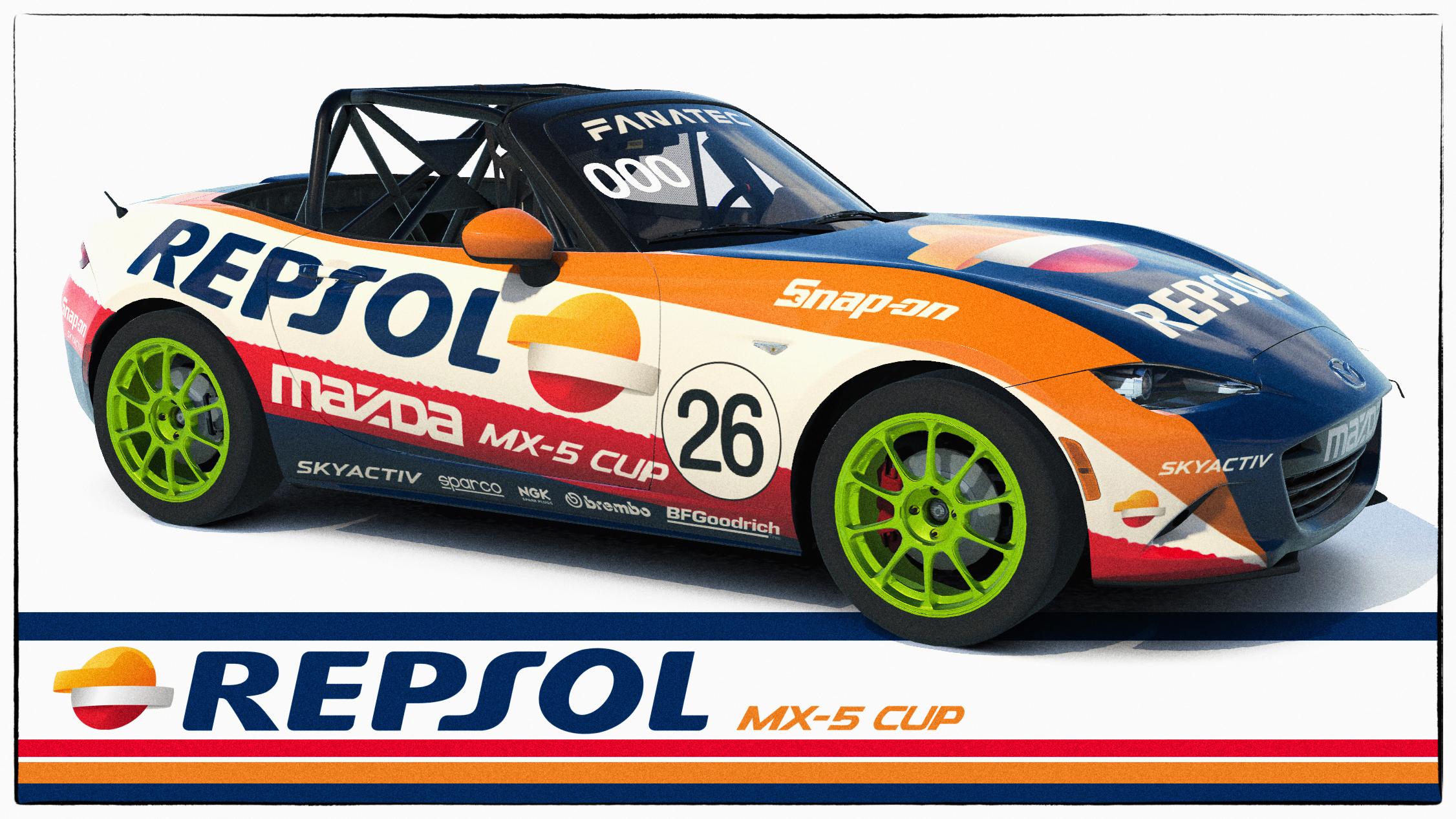 Repsol Global Mazda MX5 - 2021 UPDATE by Simon Bailey - Trading Paints