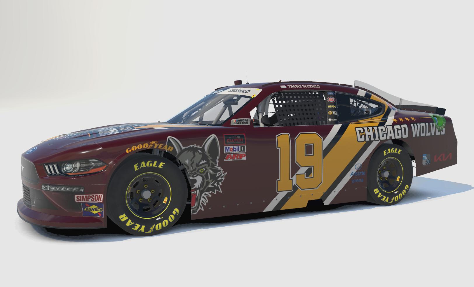 Chicago Wolves Calder Cup Champions NASCAR Xfinity Ford Mustang by ...