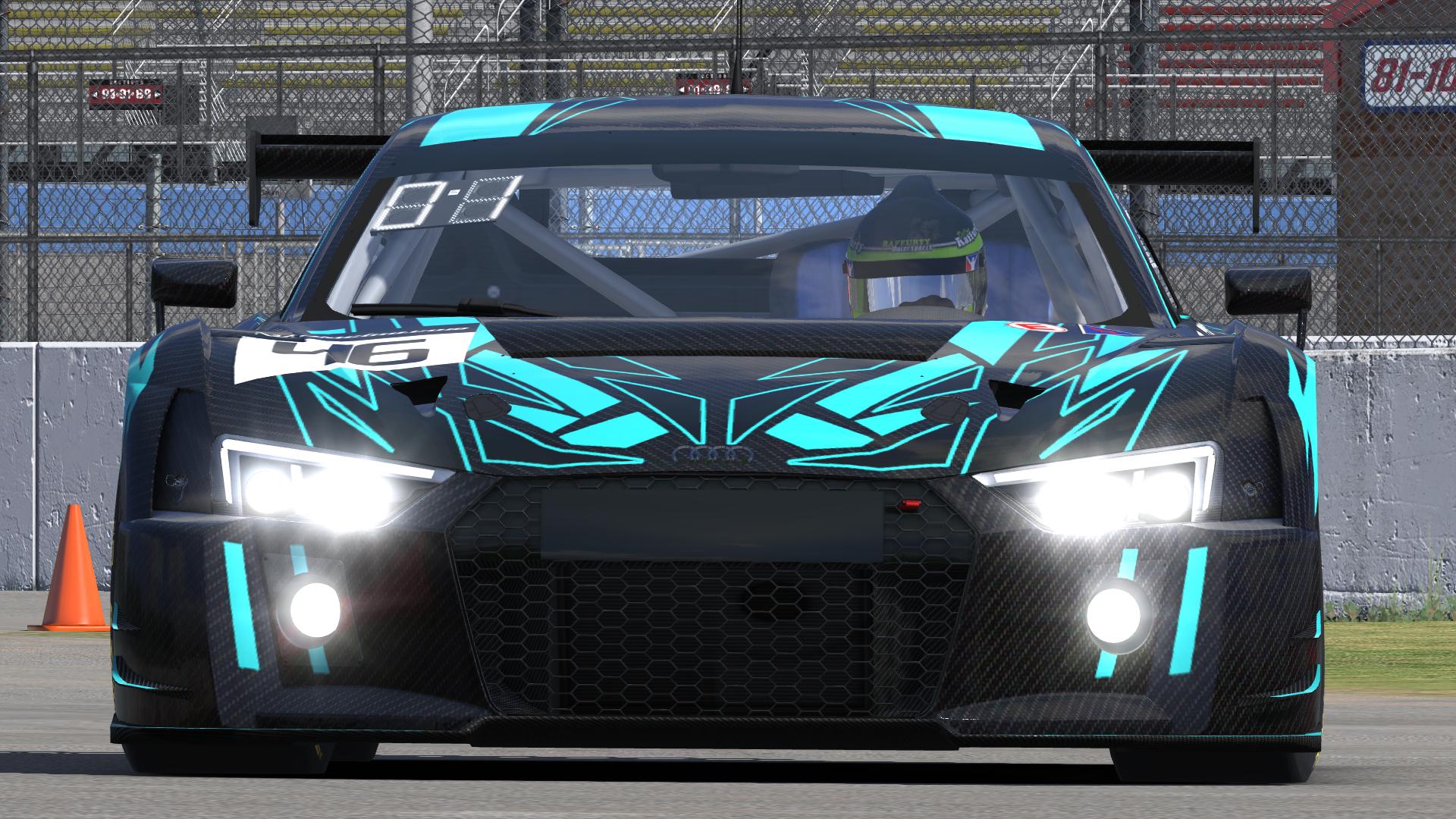 Audi R8 LMS GT3 Turquoise by Dillon Raffurty - Trading Paints