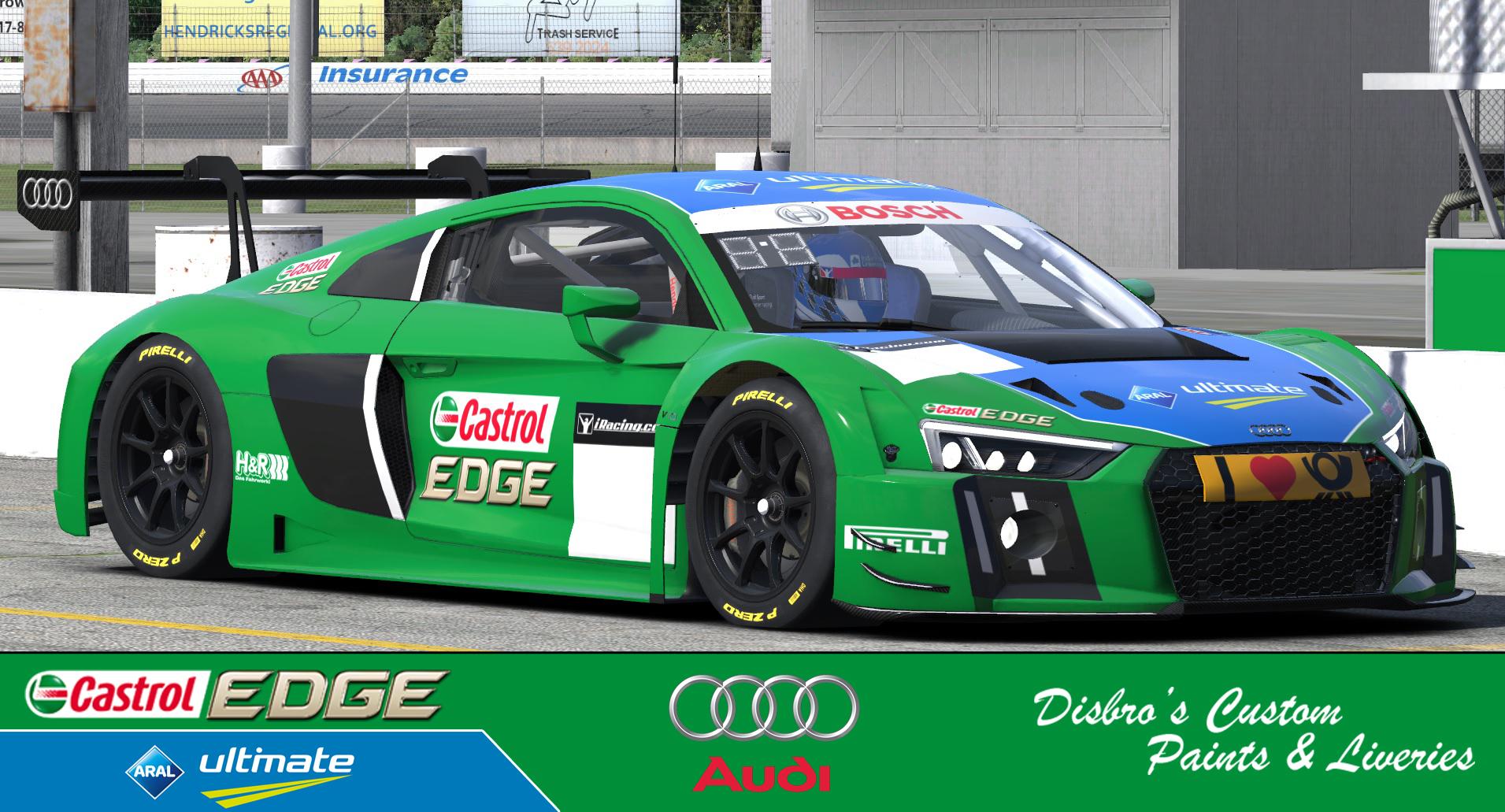 Castrol Audi R8 LMS by Sean Disbro2 - Trading Paints