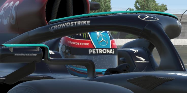 George Russell 2022 Blue by Stephen Phillips3 - Trading Paints