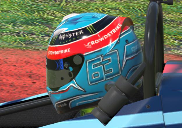 George Russell 2022 Blue by Stephen Phillips3 - Trading Paints