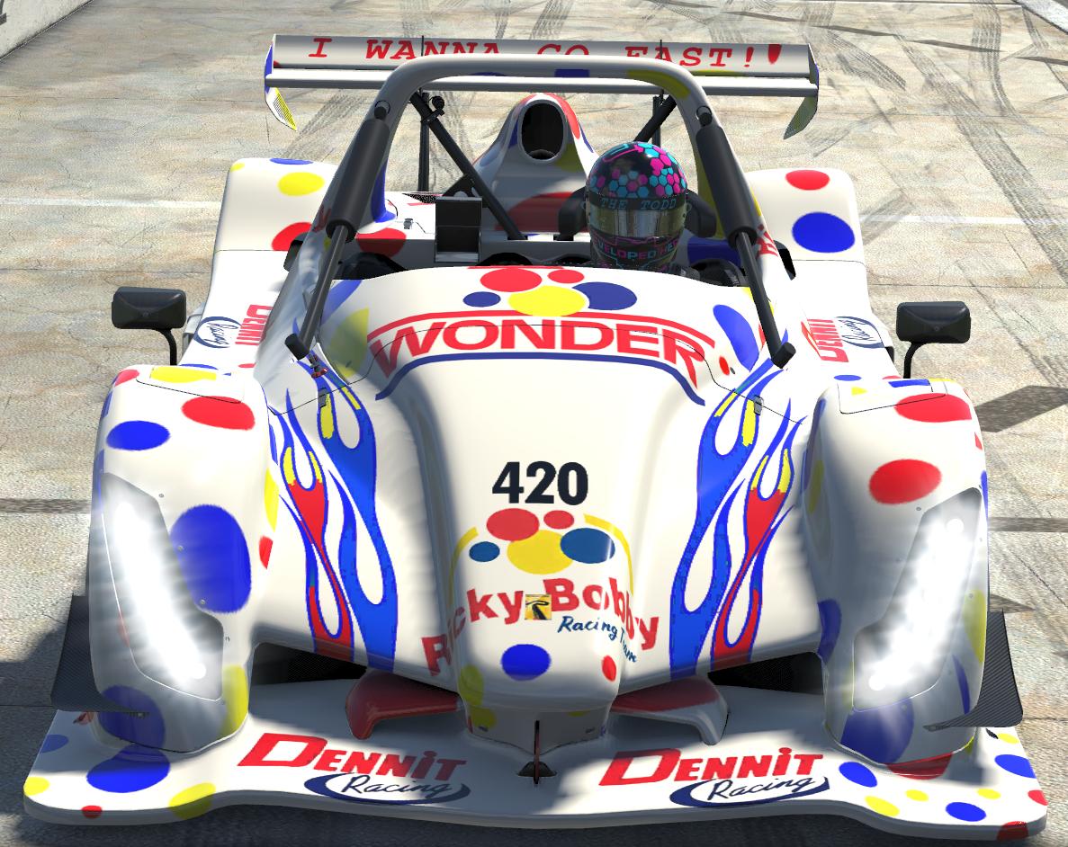Ricky Bobby Wonder Bread Radical SR10 by Todd Schwarz - Trading Paints
