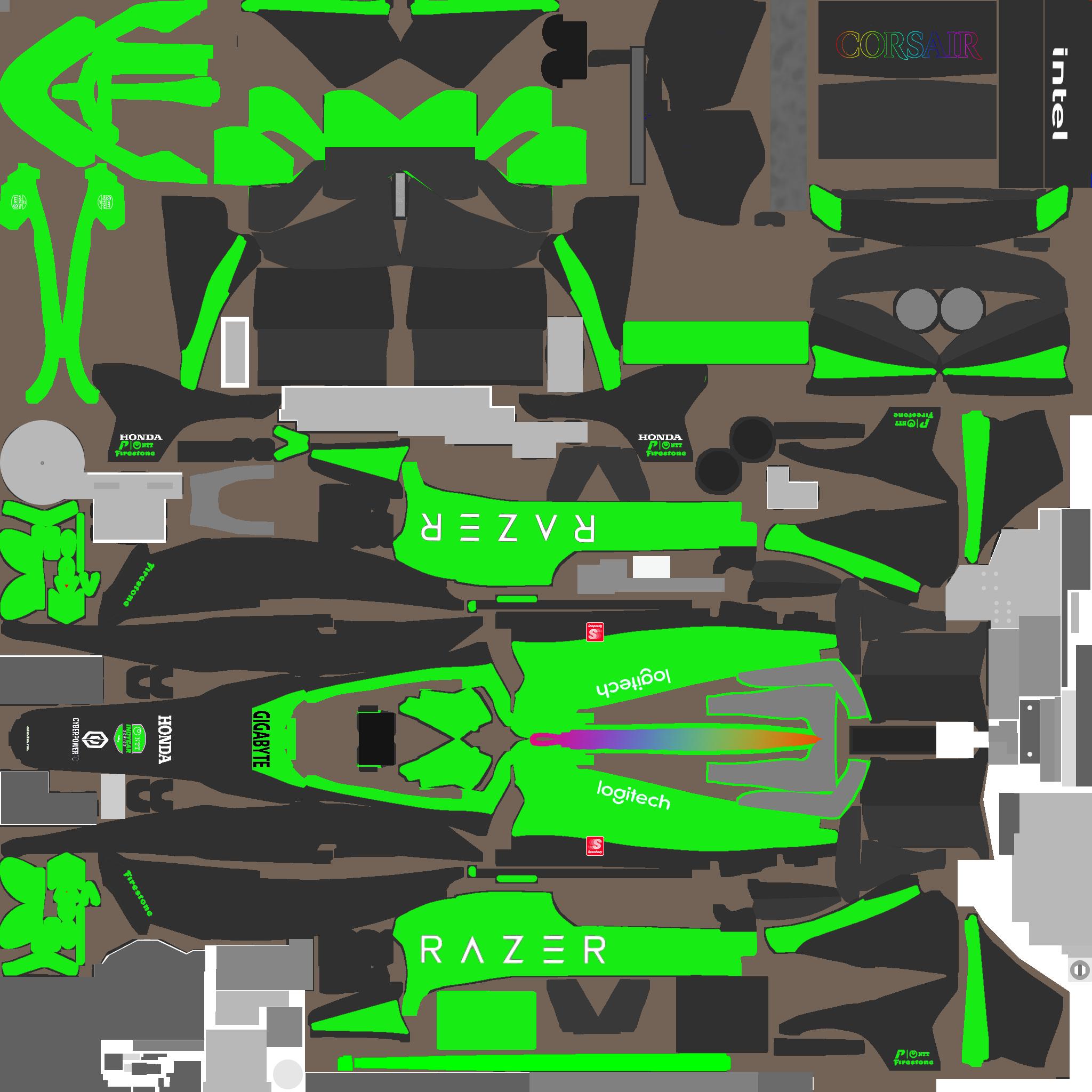 Indycar Dallara IR18 RAZER scheme fixed by Peyton Schofield - Trading ...