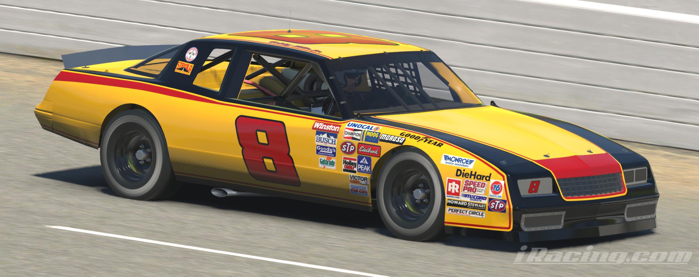 1985 #8 Bobby Hillin, Jr. - Winston Cup by William Goshen - Trading Paints