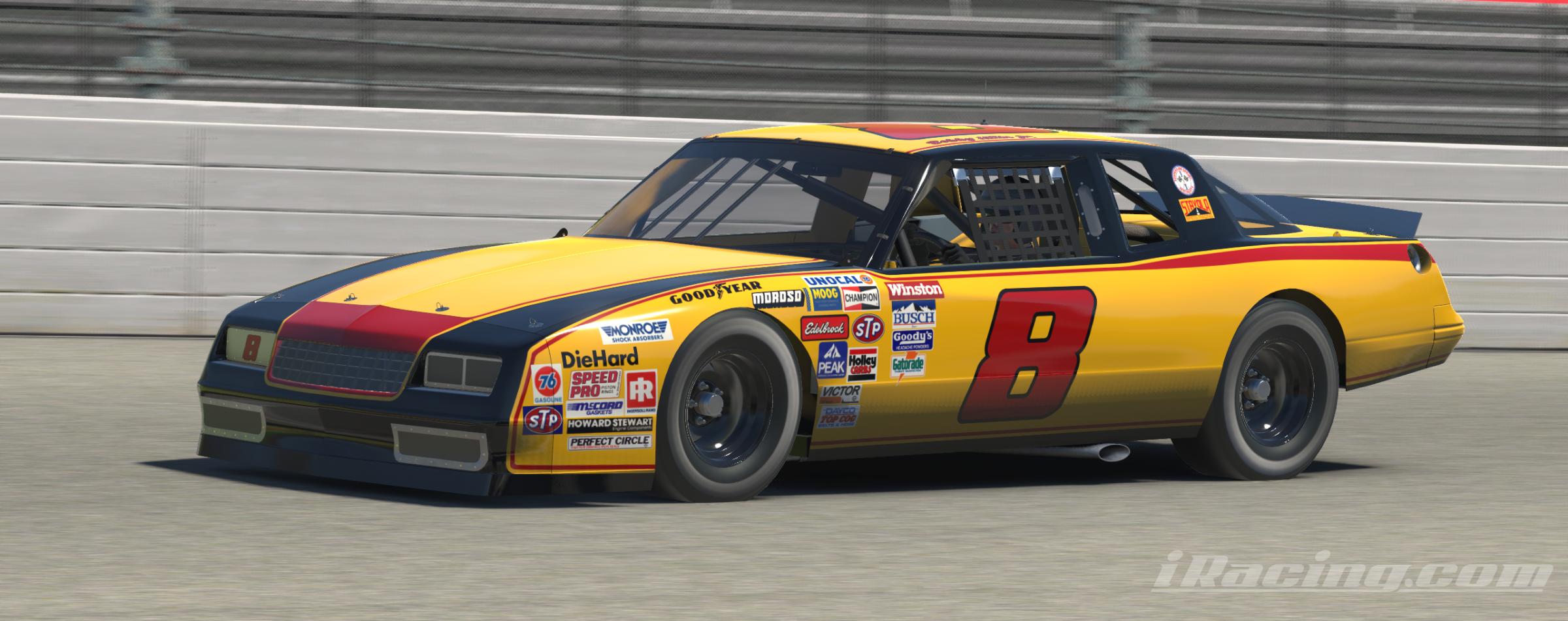 1985 #8 Bobby Hillin, Jr. - Winston Cup by William Goshen - Trading Paints