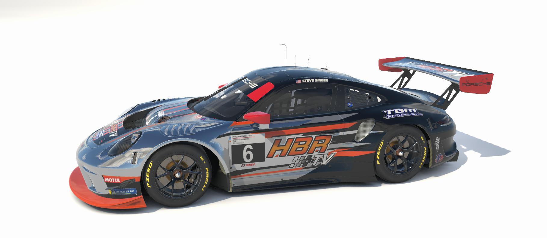 HBR Tv Porsche GT3 Cup by Steve Singer - Trading Paints