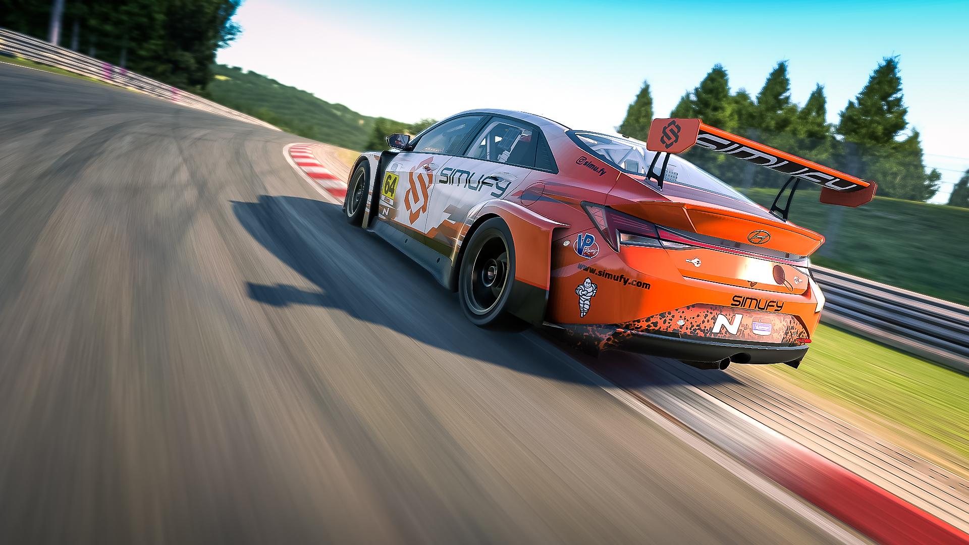 Simufy Hyundai Elantra NTC IMSA by Fernando Urbizaglia - Trading Paints