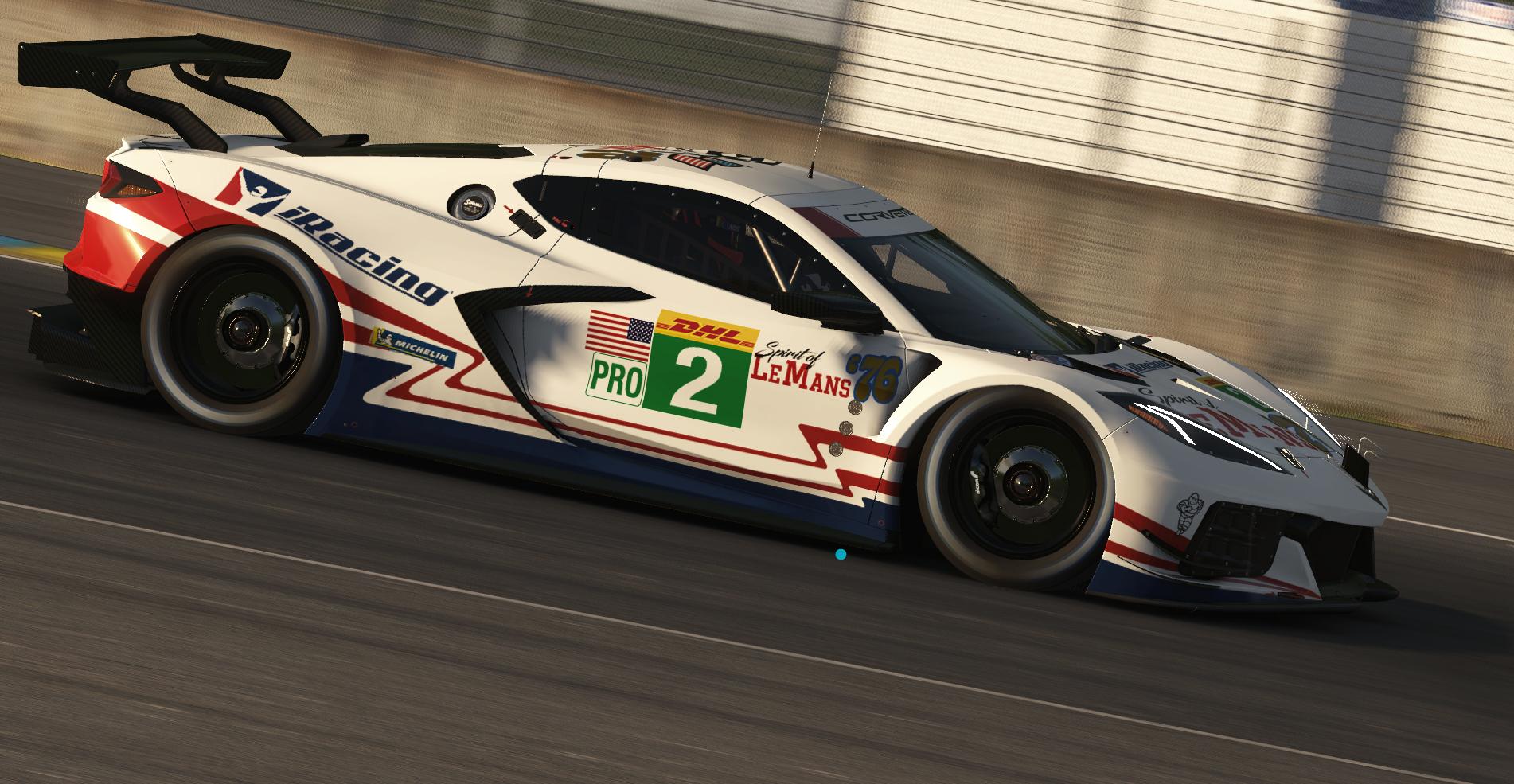 Spirit of Le Mans 76 Corvette C8 by Matt Holden - Trading Paints