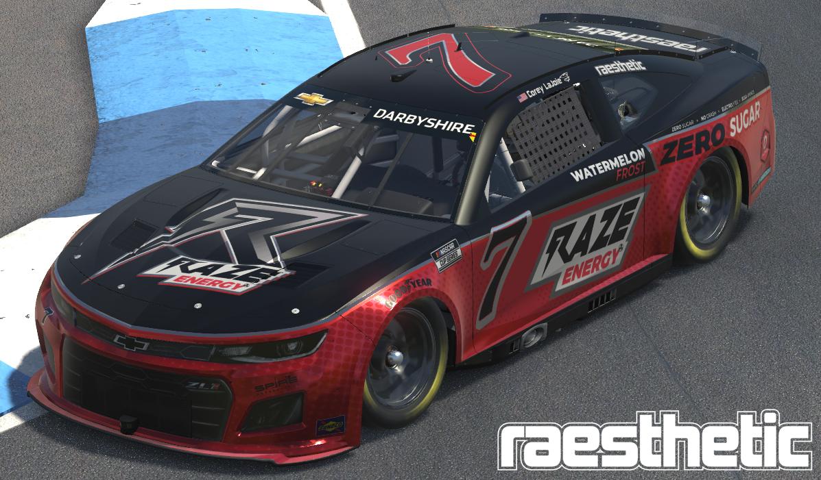 Corey LaJoie #7 Raze Concept Series - Watermelon Frost by Austin ...