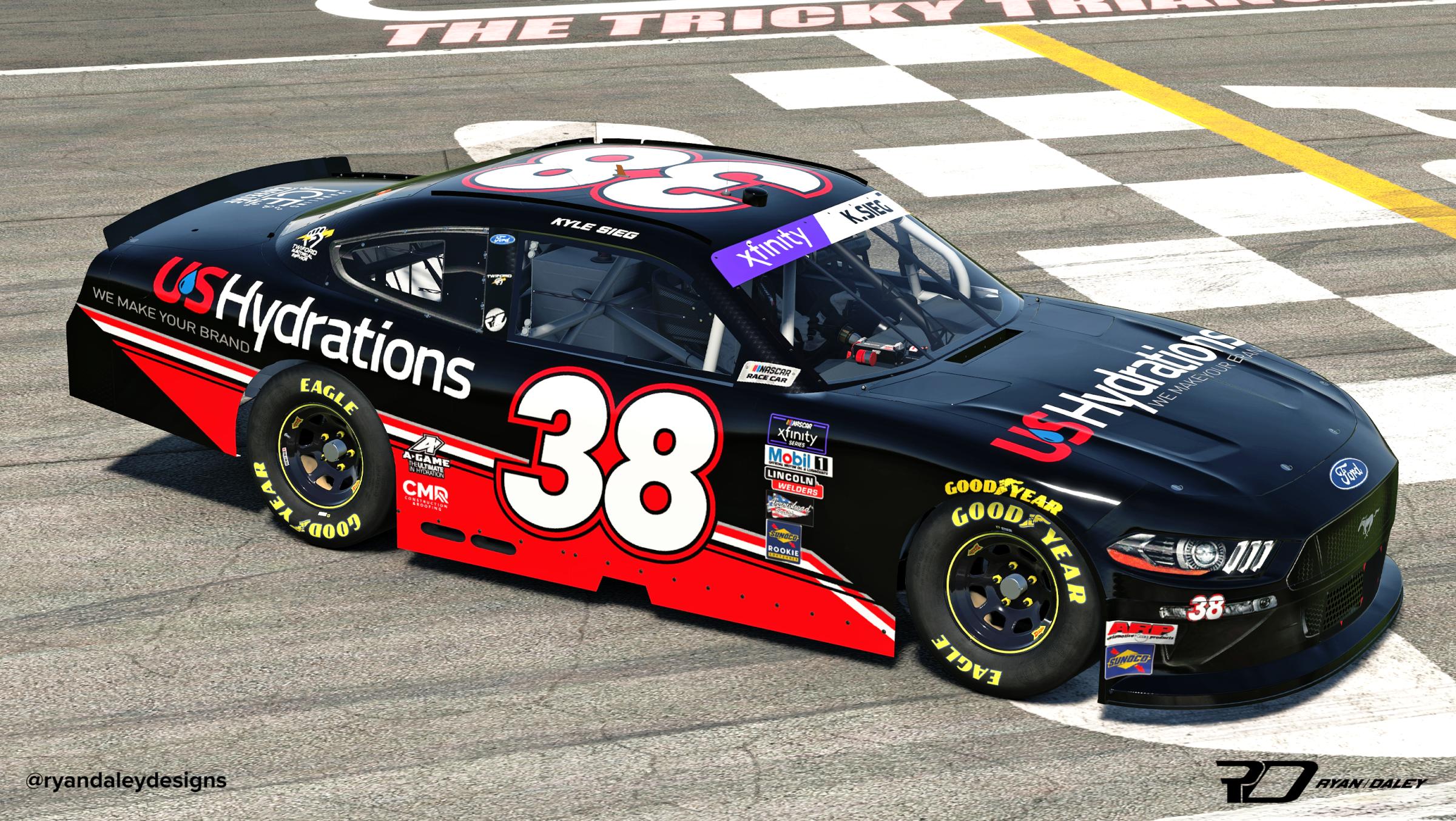 Official 2022 #38 Kyle Sieg US Hydrations With Numbers by Ryan Daley ...