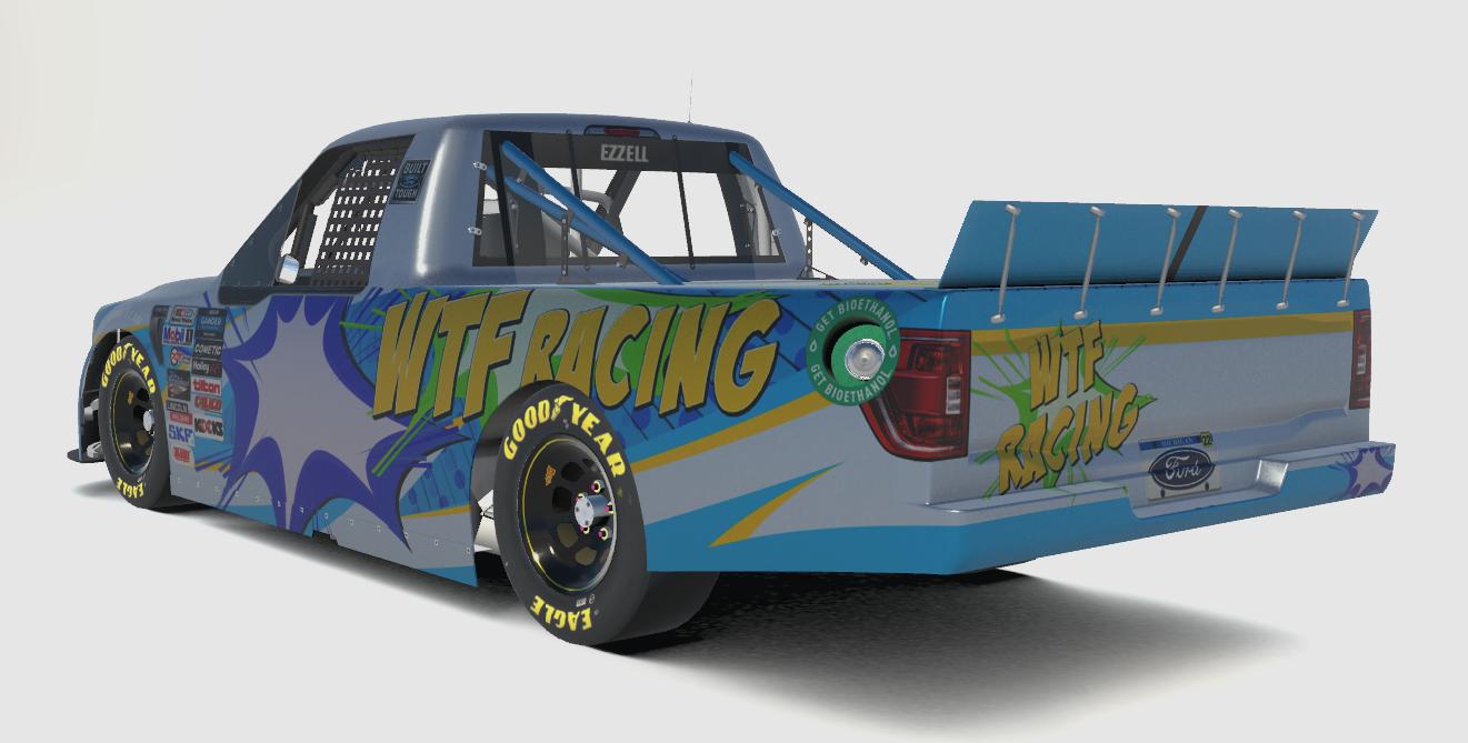 WTF Racing Comic-Sim Numbers by Doug Ezzell - Trading Paints