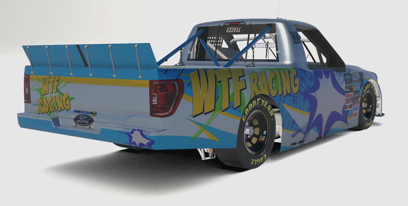 WTF Racing Comic-Sim Numbers by Doug Ezzell - Trading Paints