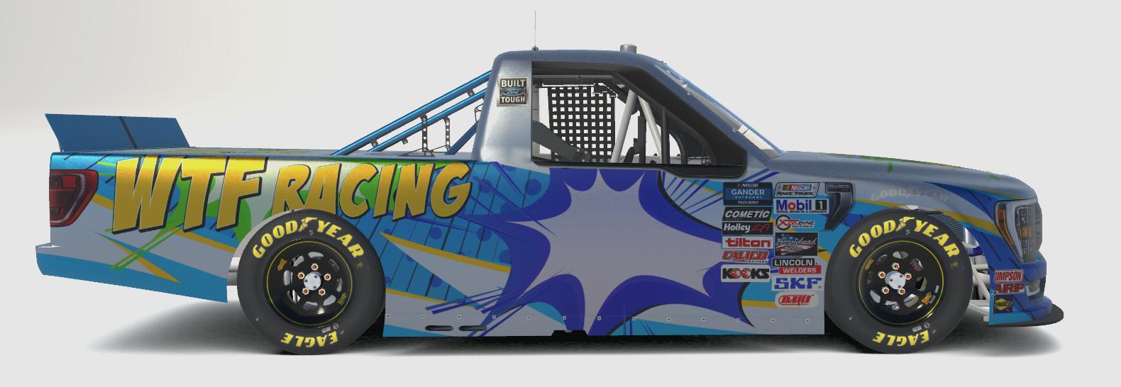 WTF Racing Comic-Sim Numbers by Doug Ezzell - Trading Paints