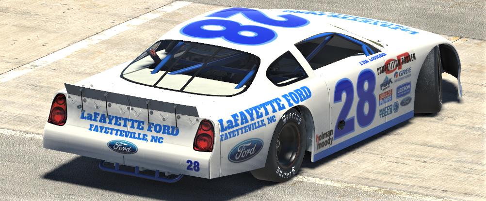 Fred Lorenzen Throwback Late Model by Christopher Rives - Trading Paints