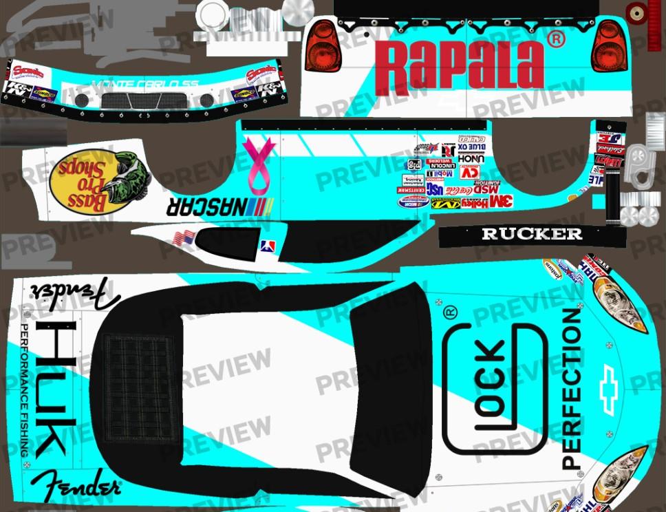 Glock bass pro by Aaron Rucker - Trading Paints