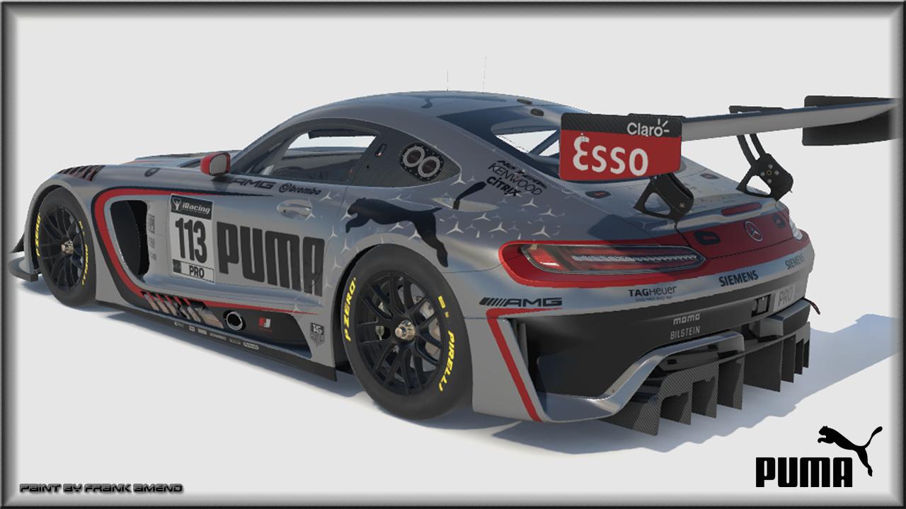 Puma Mercedes AMG GT3 2020 by Frank Amend - Trading Paints