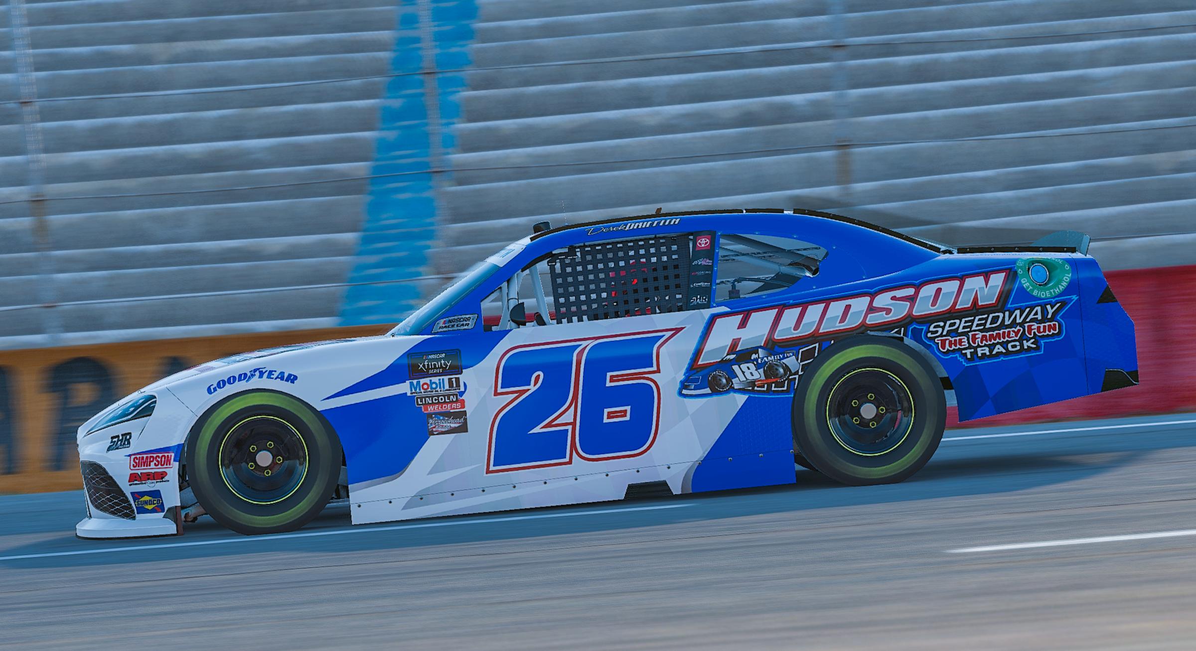 Derek Griffith Hudson Speedway #26 Sam Hunt Racing Supra by Harris Lue ...