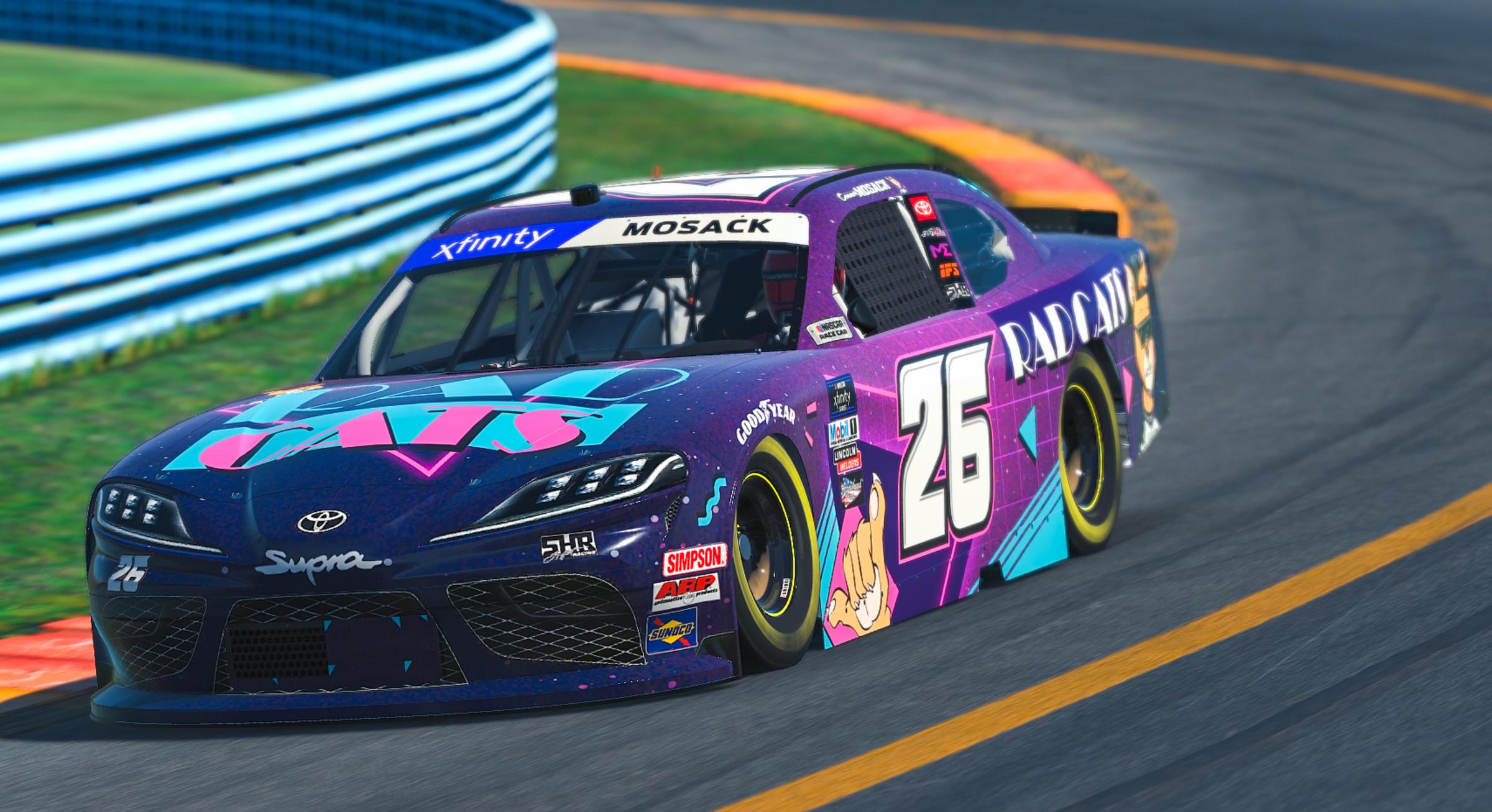 Connor Mosack Rad Cats #26 Sam Hunt Racing Supra by Harris Lue ...