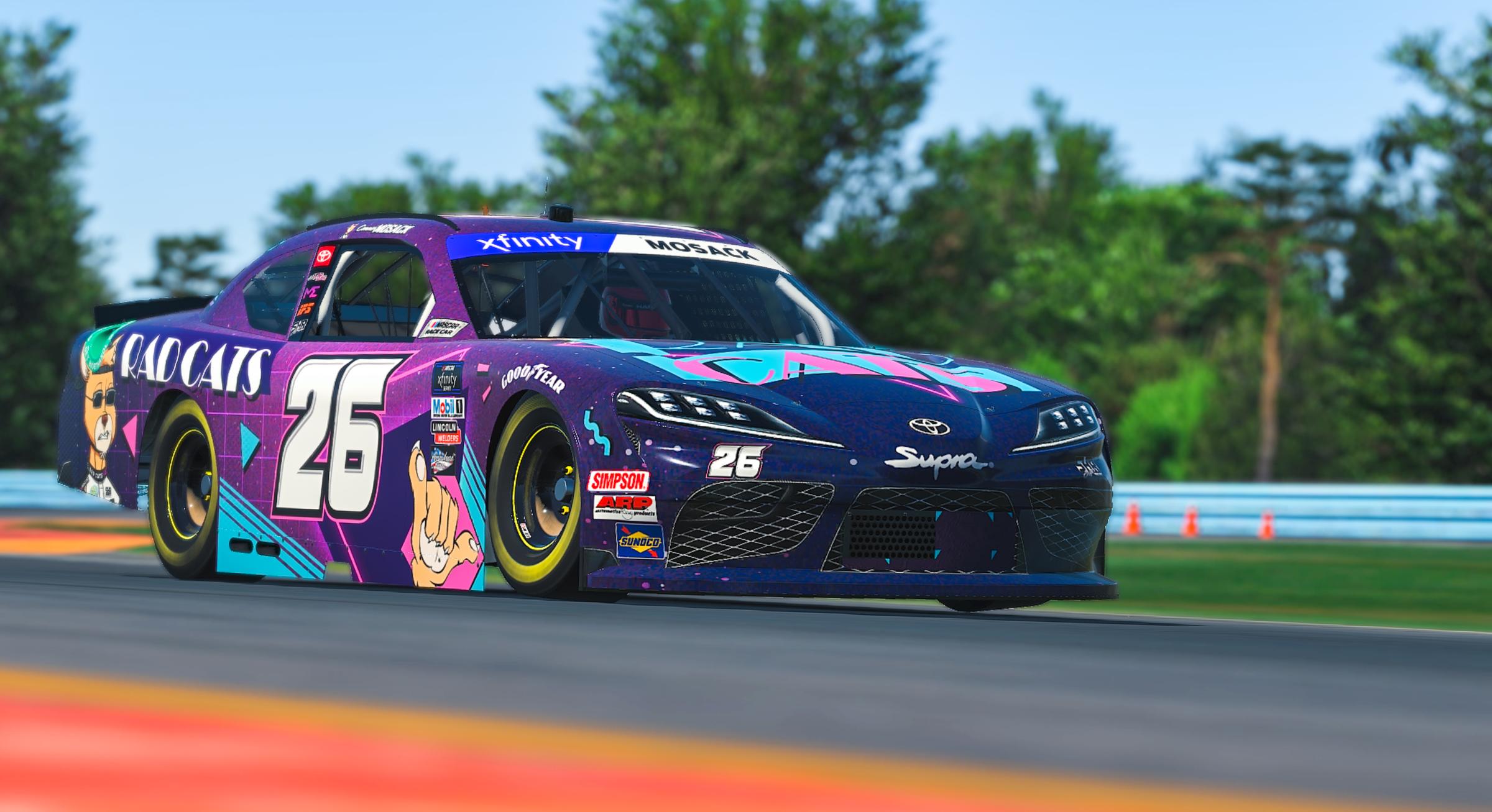 Connor Mosack Rad Cats #26 Sam Hunt Racing Supra [NO NUM] by Harris Lue ...