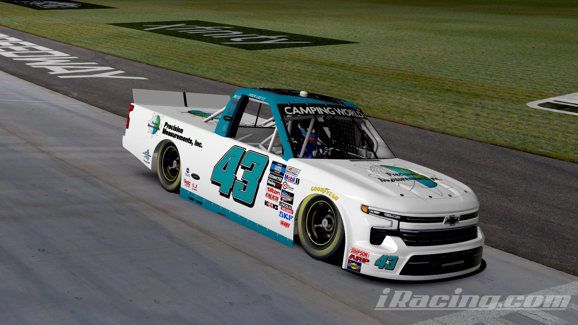 Nick Leitz 2022 Precision Measurements, Inc With Number by Martin ...