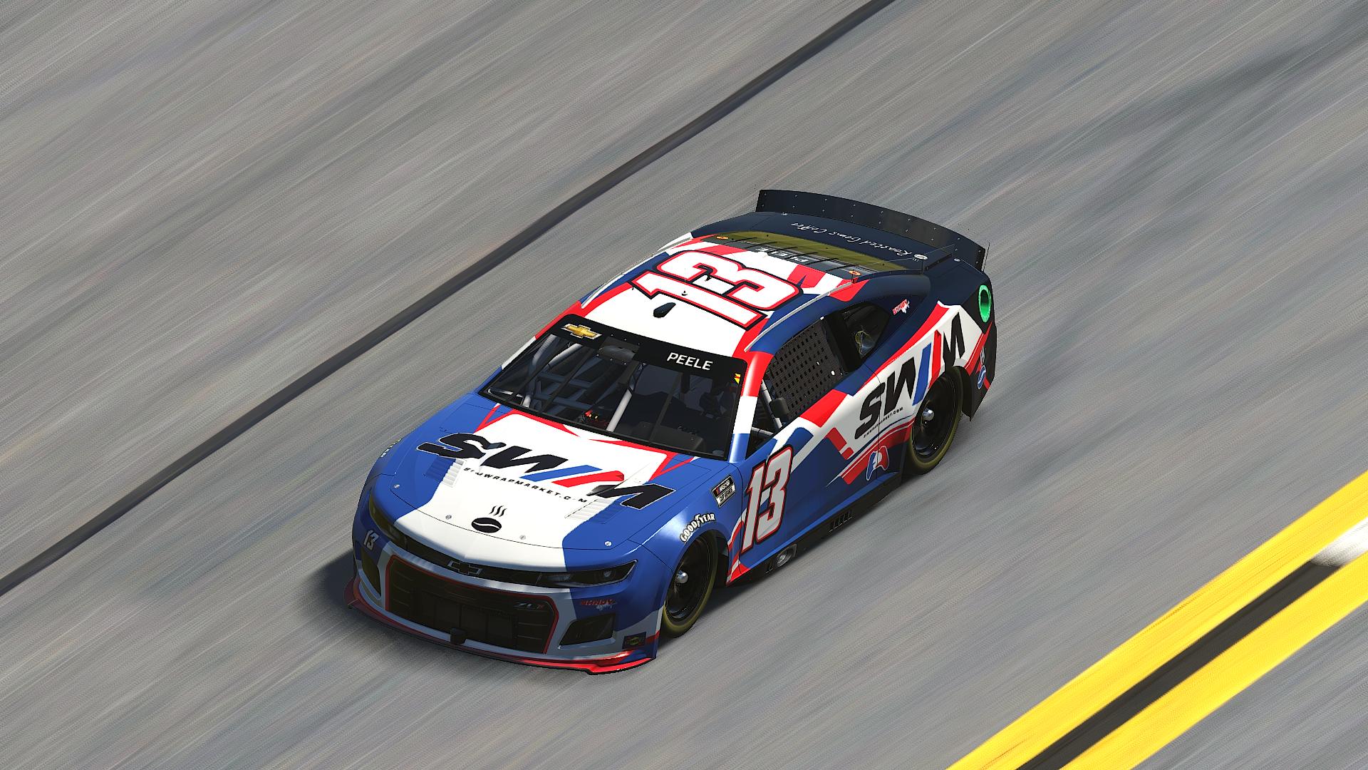 Sim Wrap Market No Number Scheme Red White and Blue by John P ...