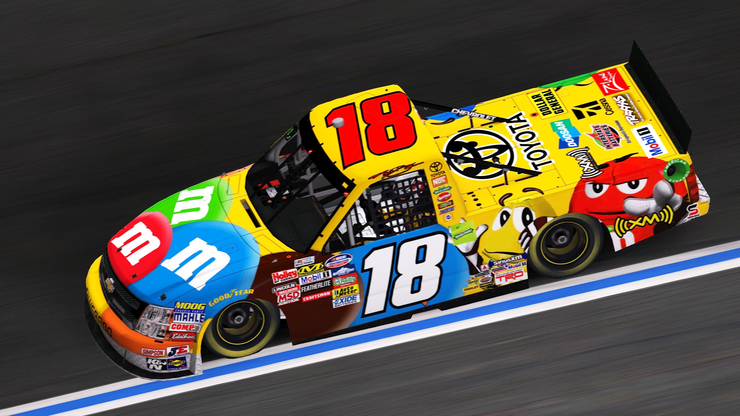 Kyle Busch / Brian Ickler 2010 M&Ms "Chevy Silverado" *No Number* by Aledam Contreras - Trading ...