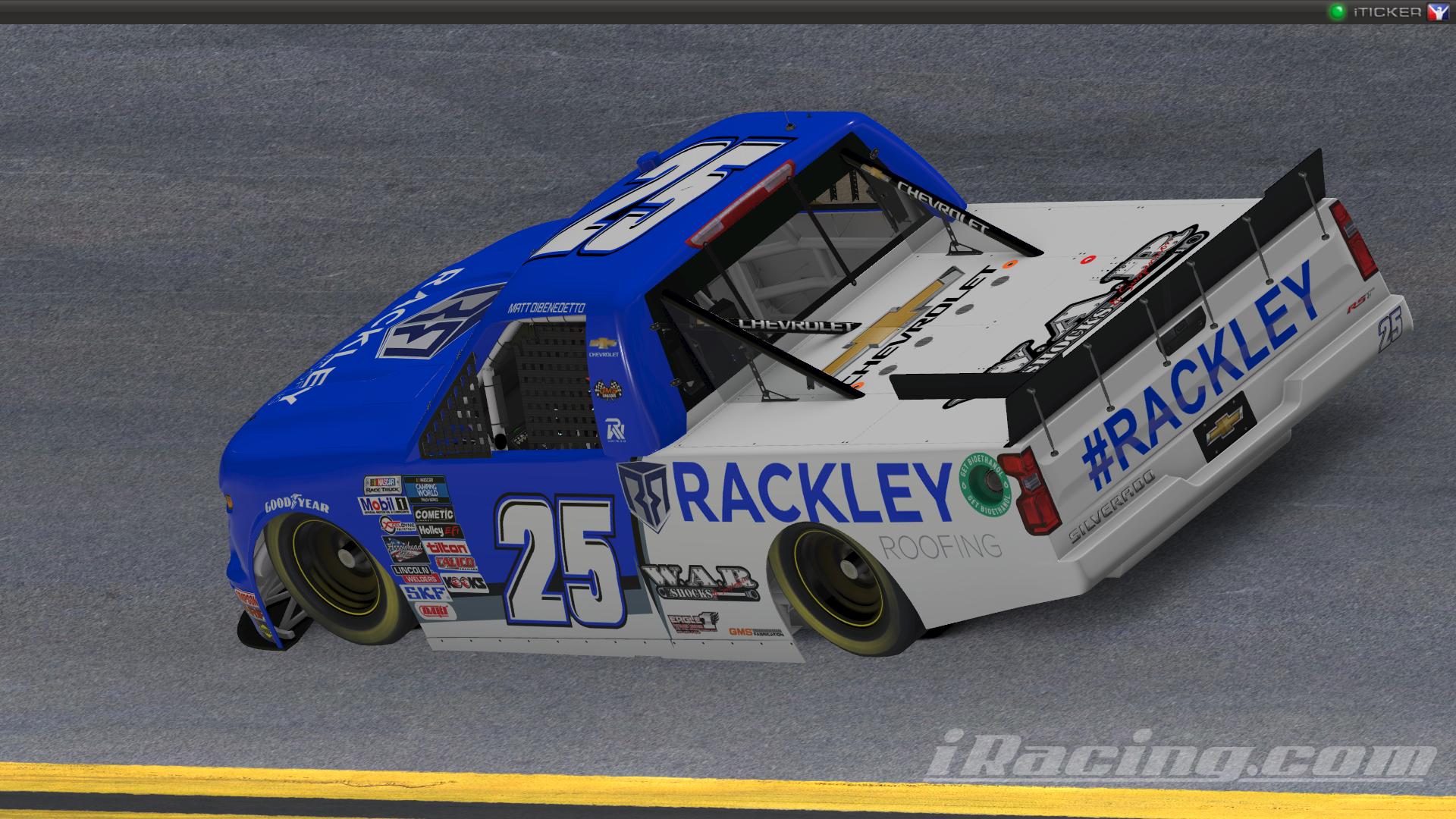 Matt Dibenedetto #25 Rackley Roofing 2022 NASCAR Camping World Truck ...