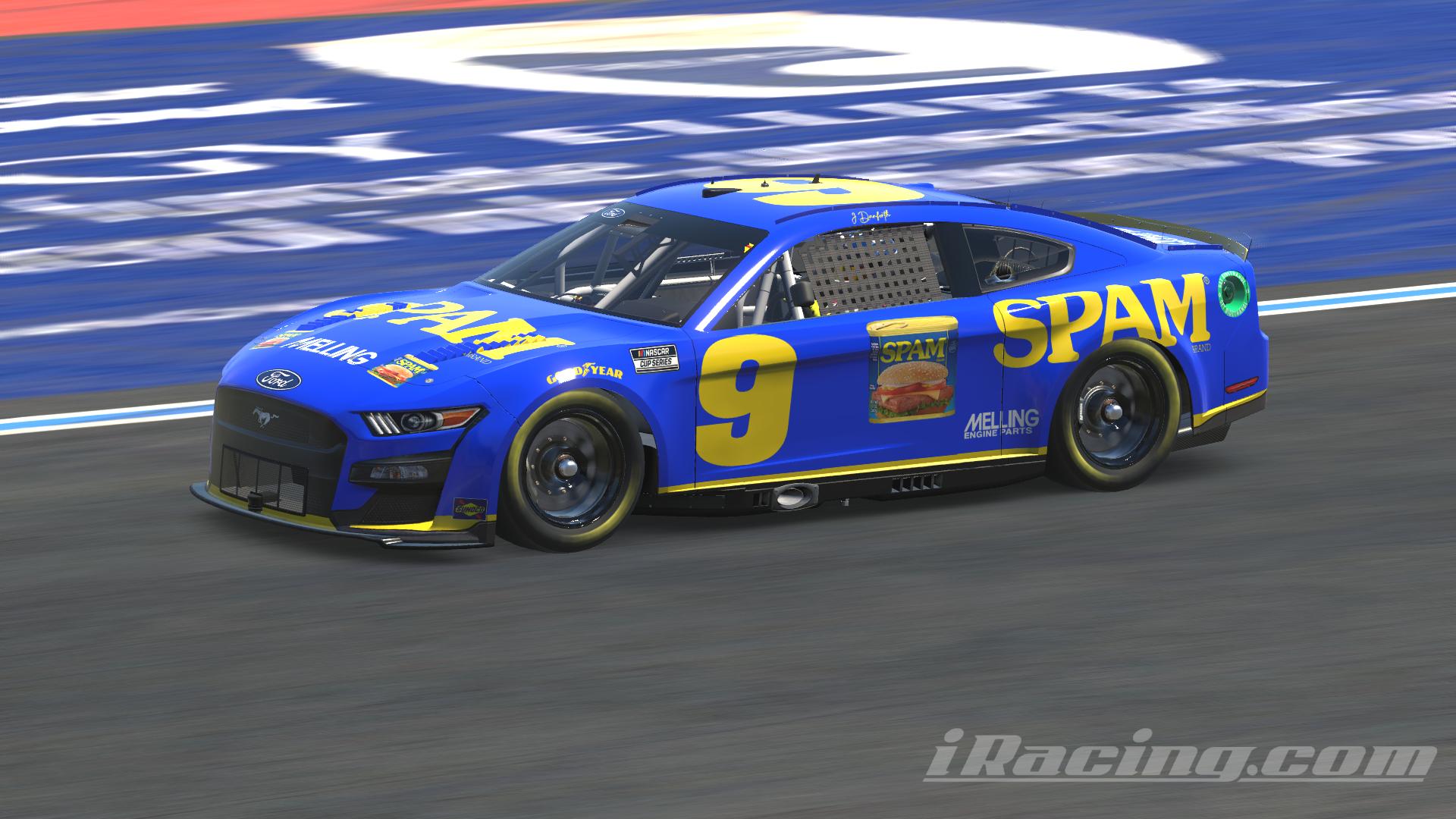 James Danforth #9 Spam Ford Mustang by James D. - Trading Paints