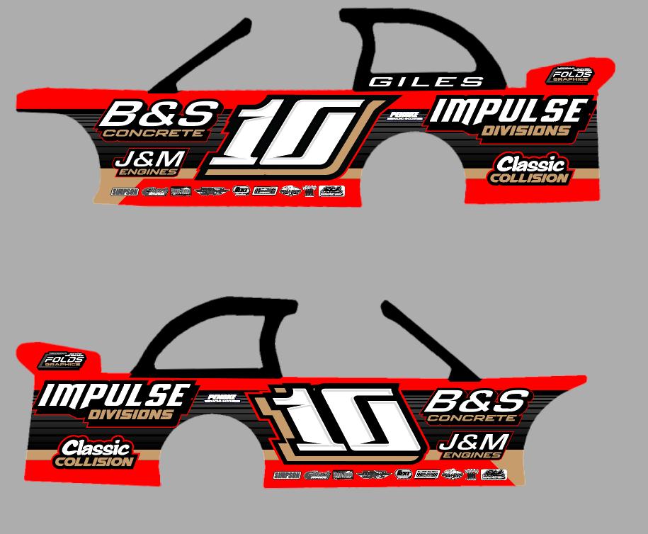 DLM V2 10 GILES Red 22 by Tanner Folds - Trading Paints