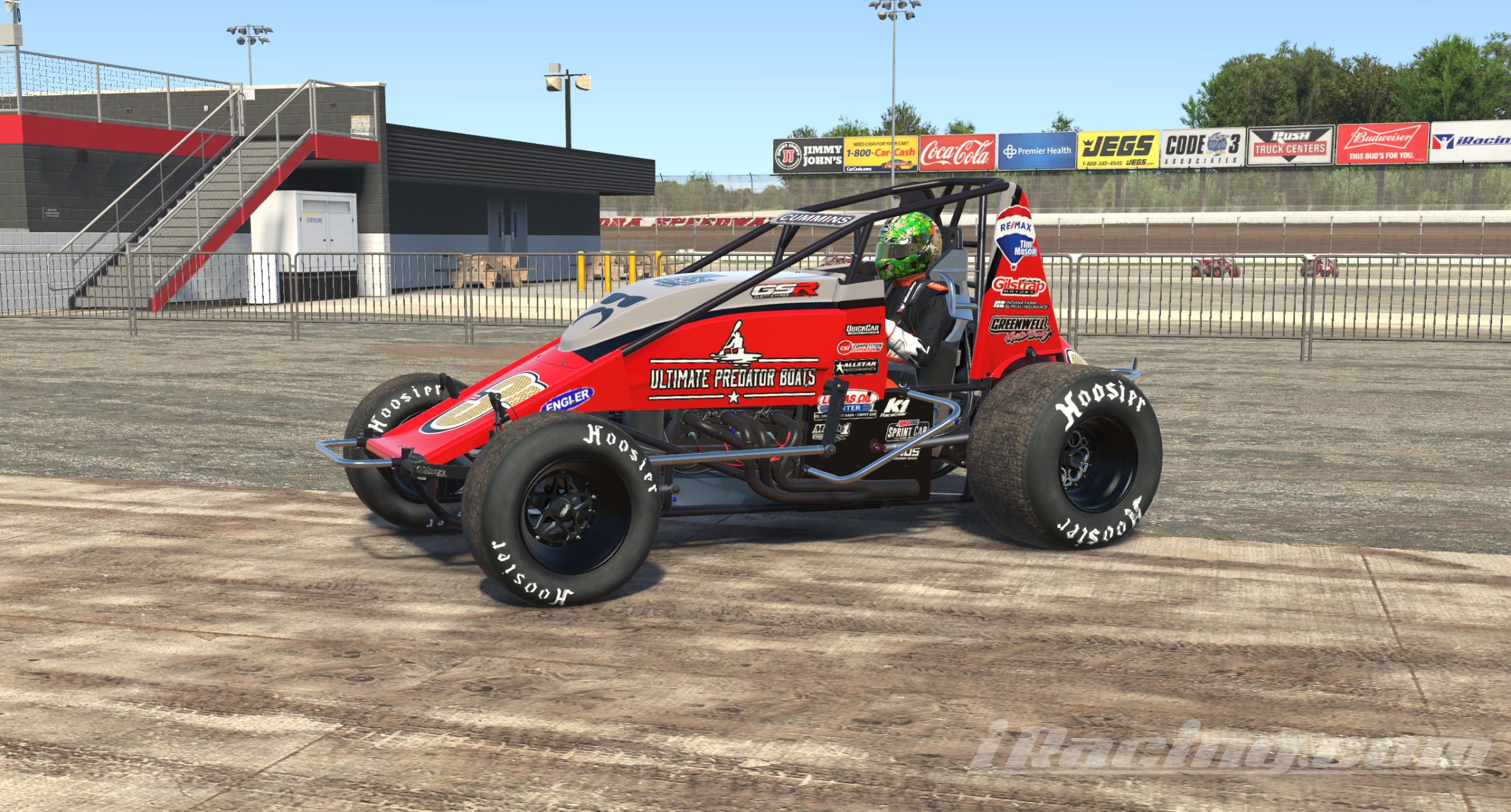 Kyle Cummins 2022 USAC National Sprint Car Mid America Safety Solutions ...