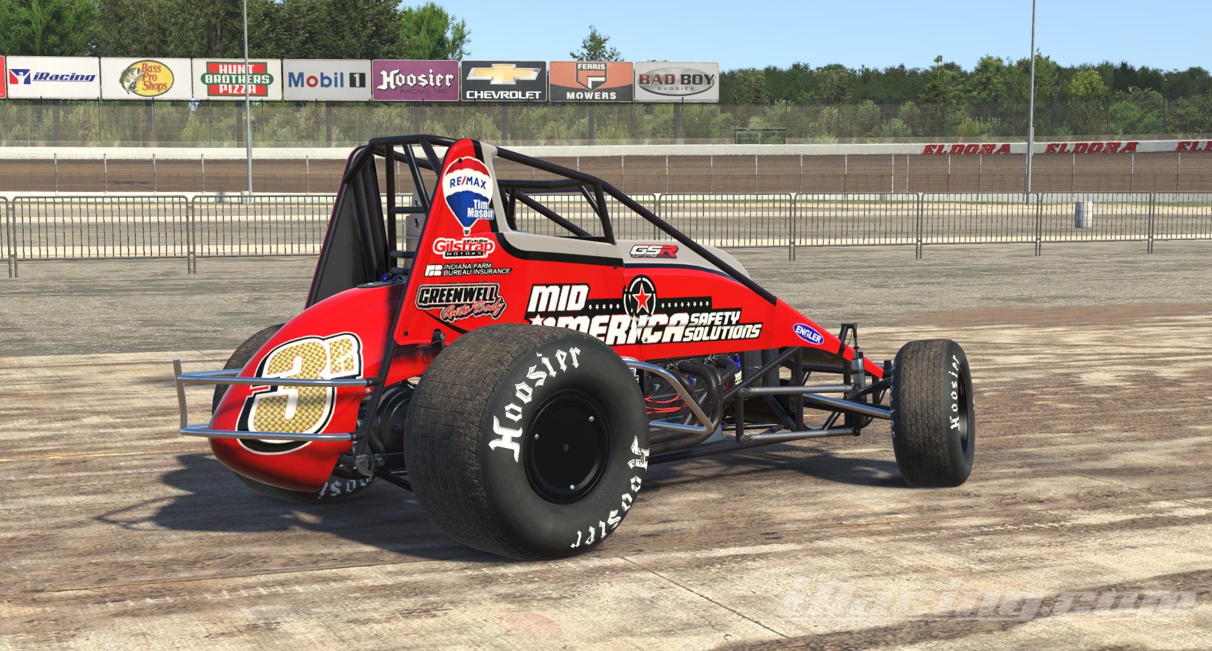 Kyle Cummins 2022 USAC National Sprint Car Mid America Safety Solutions ...