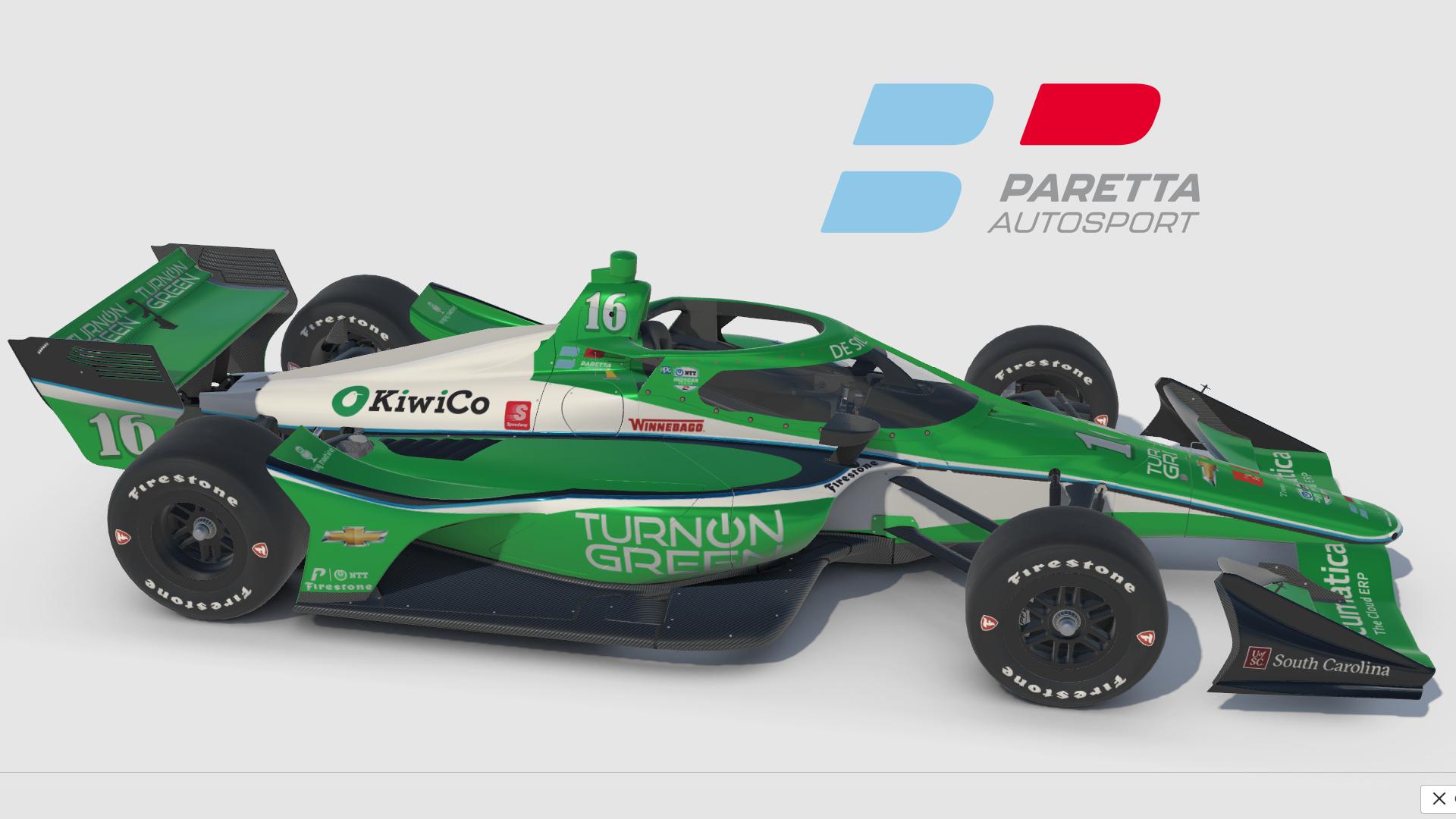 Paretta Autosport TurnOnGreen by Bill Krause - Trading Paints
