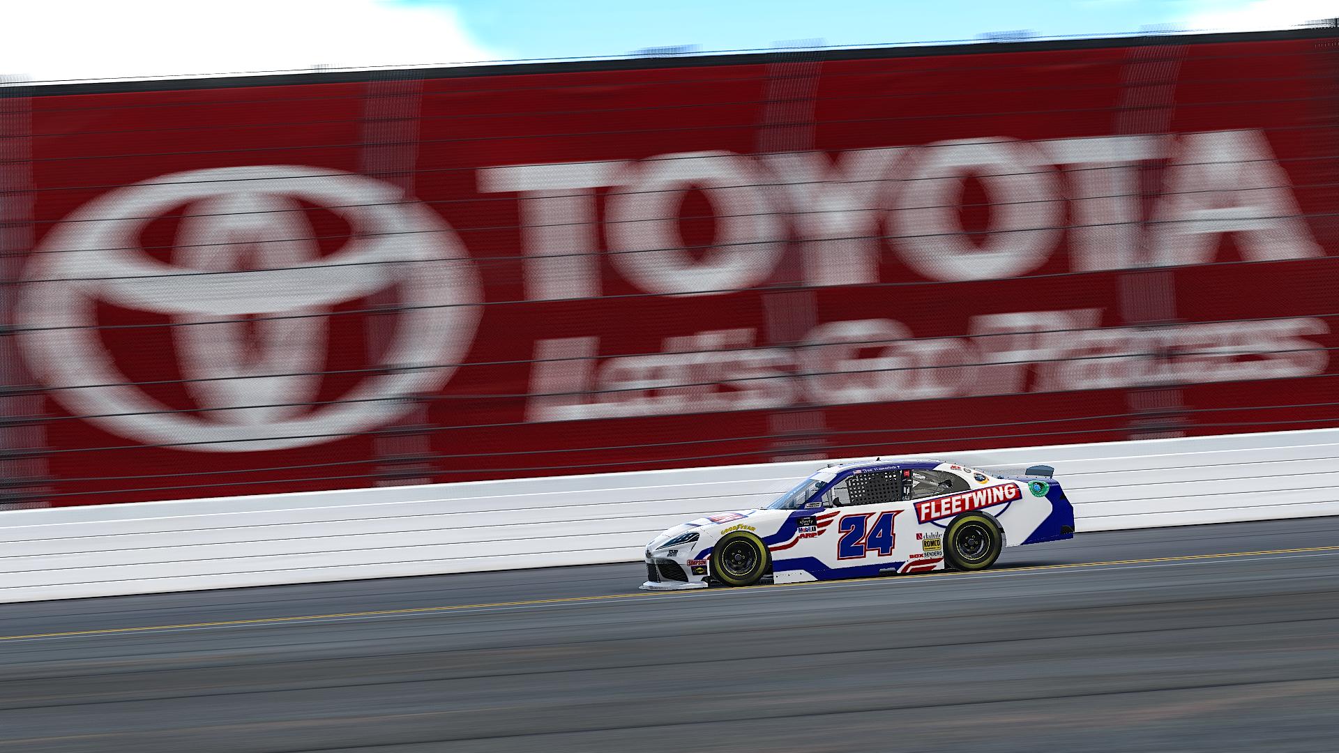 2022 Joe Nemechek Fleetwing #24 Toyota Supra by Carson Bowers - Trading ...