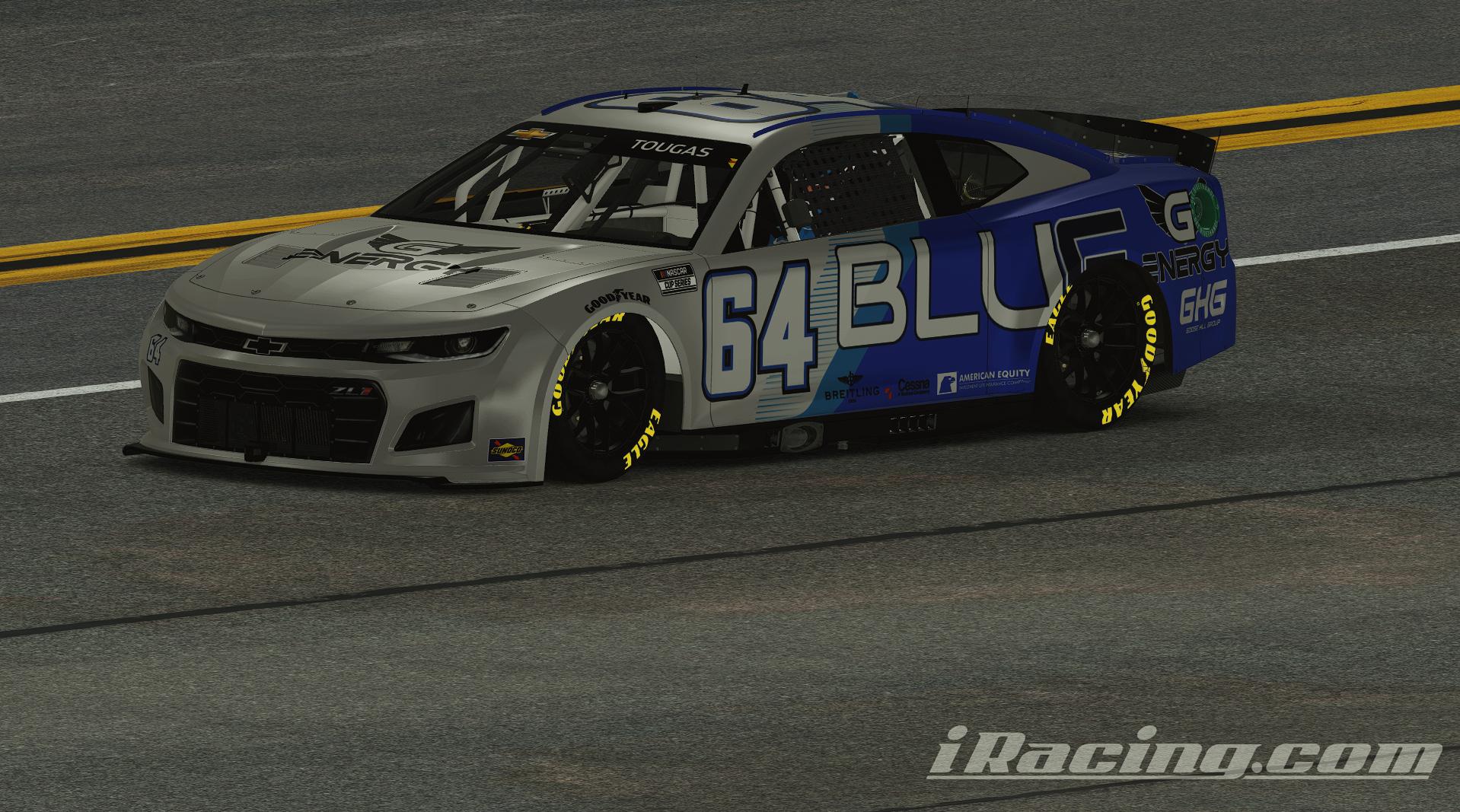 G Energy Blue NASCAR Cup Next Gen Camaro ZL1 by John Tougas - Trading ...